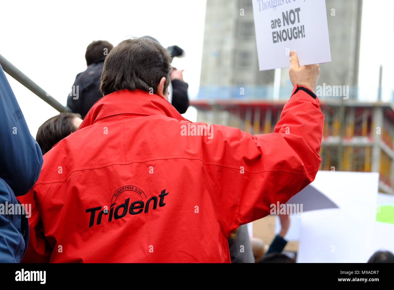 London, UK. 24th march, 2018. Rally outside the US Embassy in London on ...