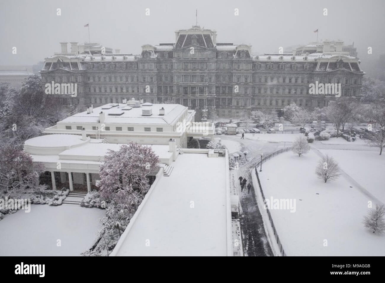 WASHINGTON, DC - WEEK OF MARCH 19, 2018: The Eisenhower Executive ...