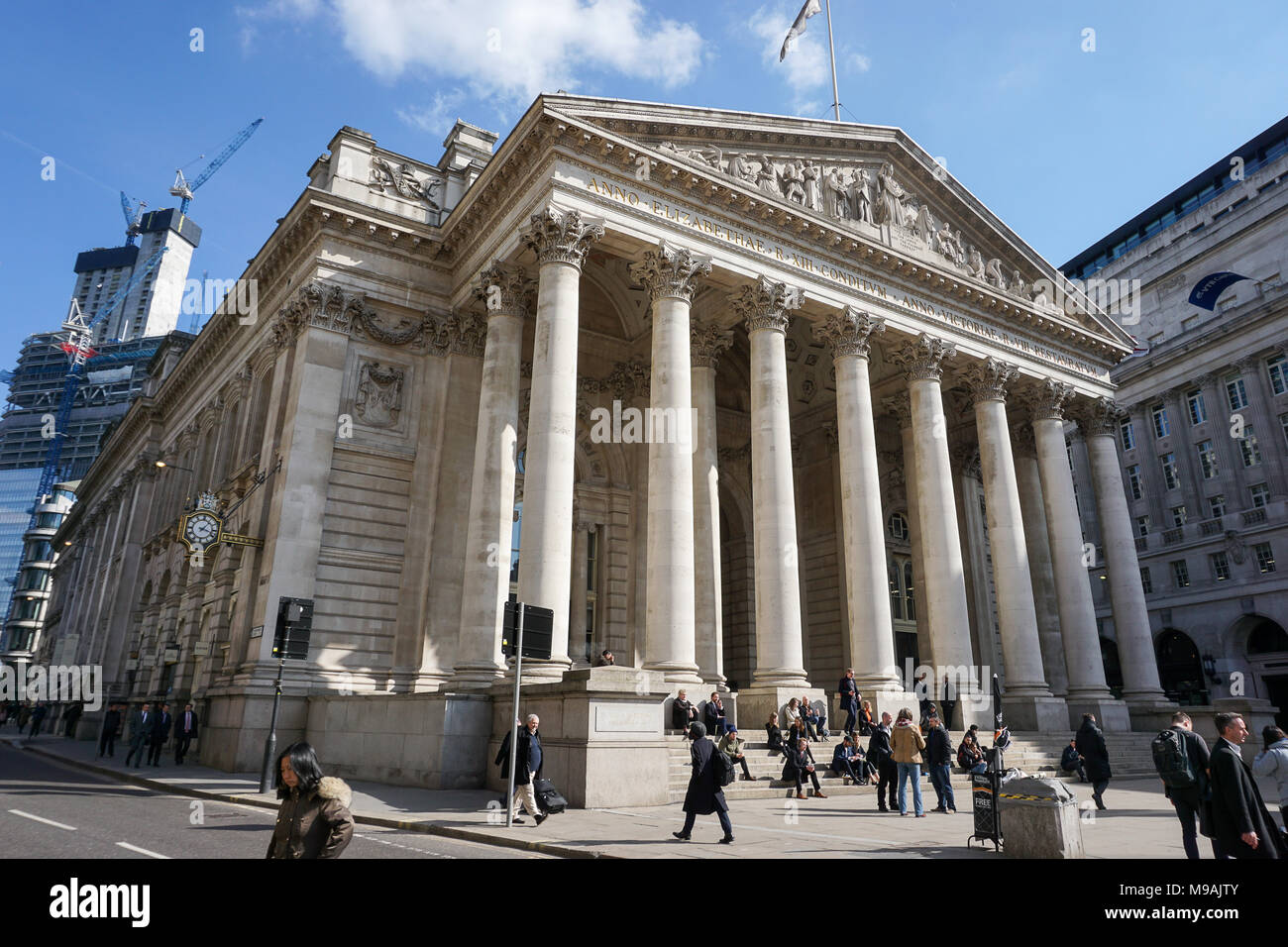 Royal exchange buildings architecture hi-res stock photography and ...