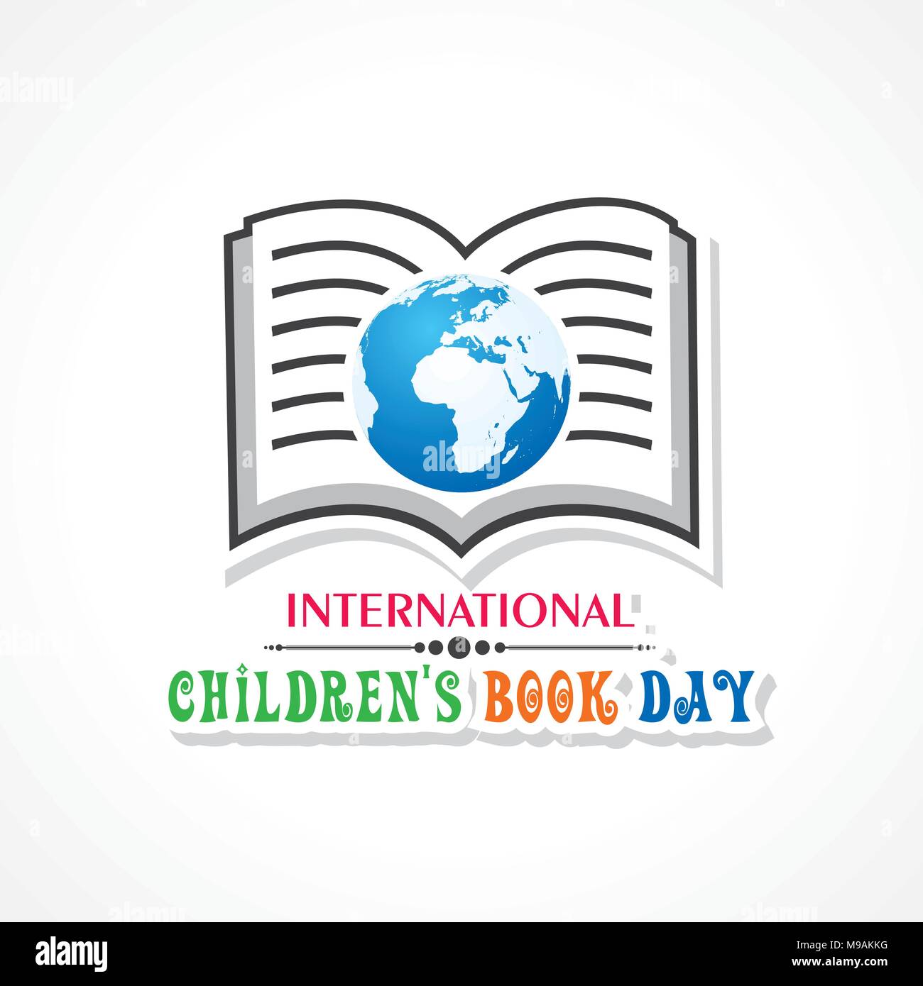 Boy 2 book Stock Vector Images - Alamy