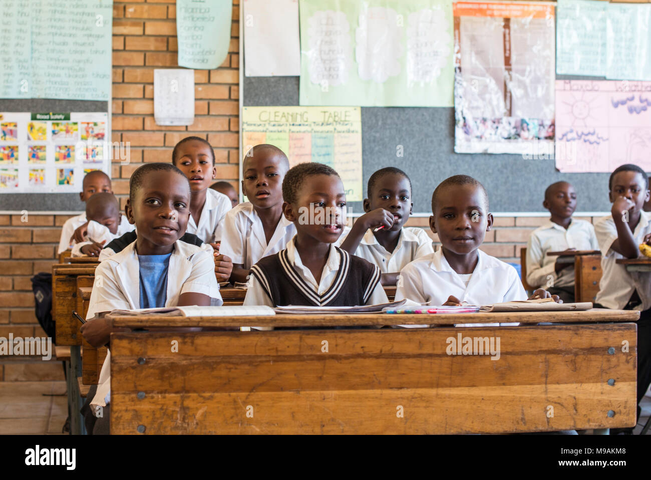 Poor south african classroom hi-res stock photography and images - Alamy