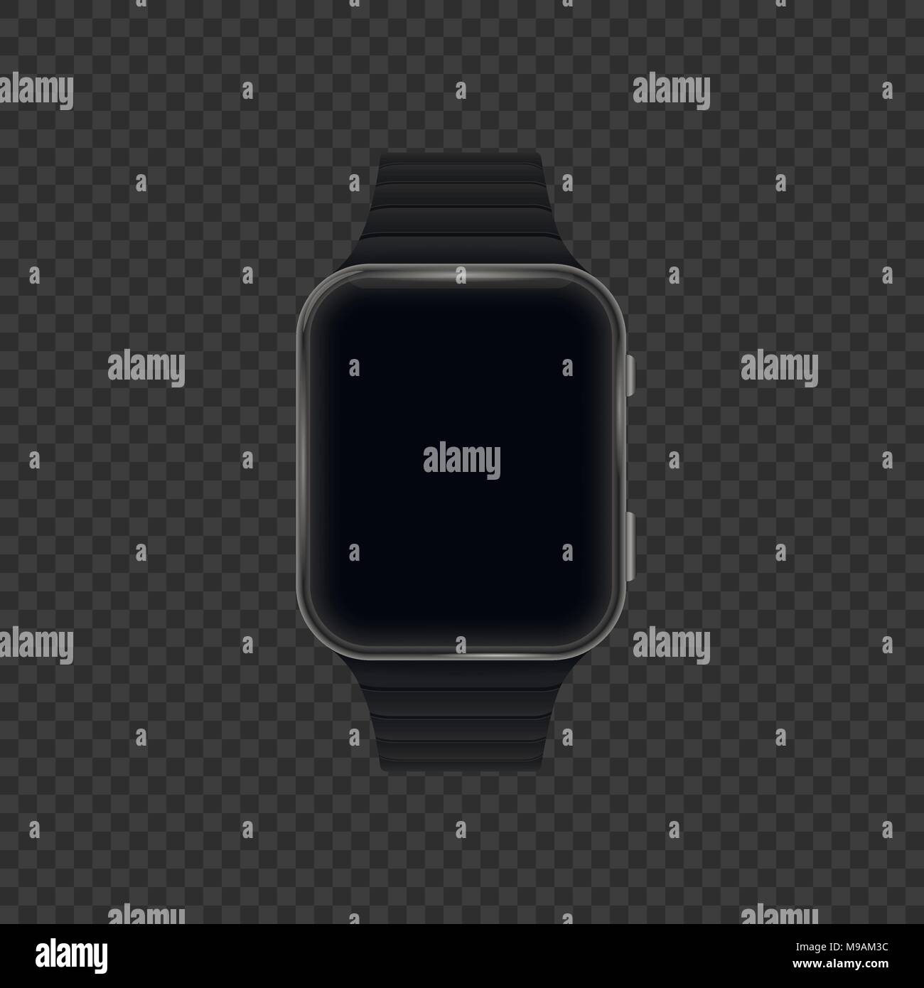 Smart watch realistic vector hi-res stock photography and images - Alamy
