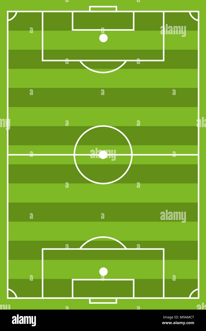 Cartoon colorful soccer field icon Stock Vector Image & Art - Alamy