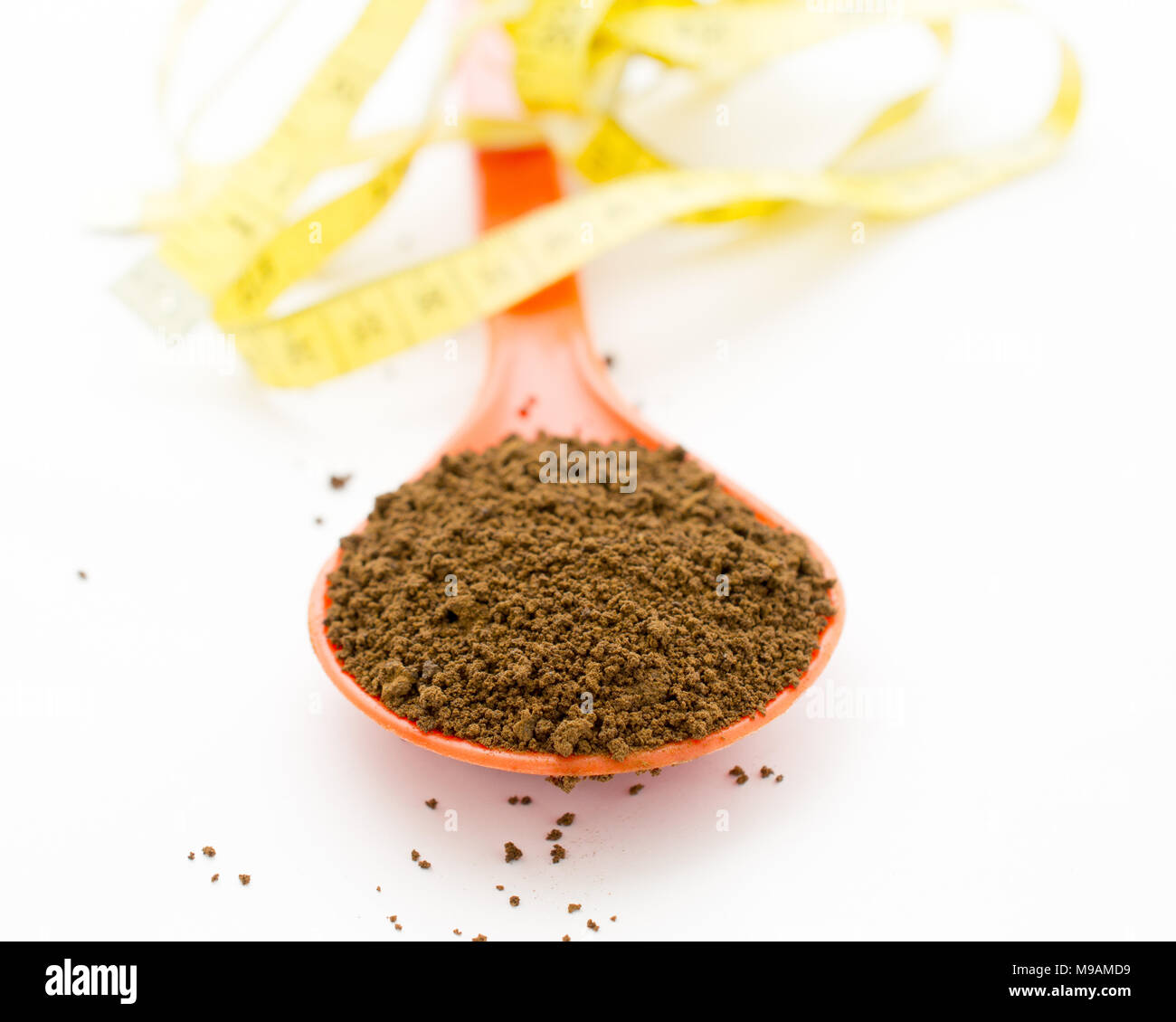 instant coffee granules, coffee break concept, image Stock Photo - Alamy