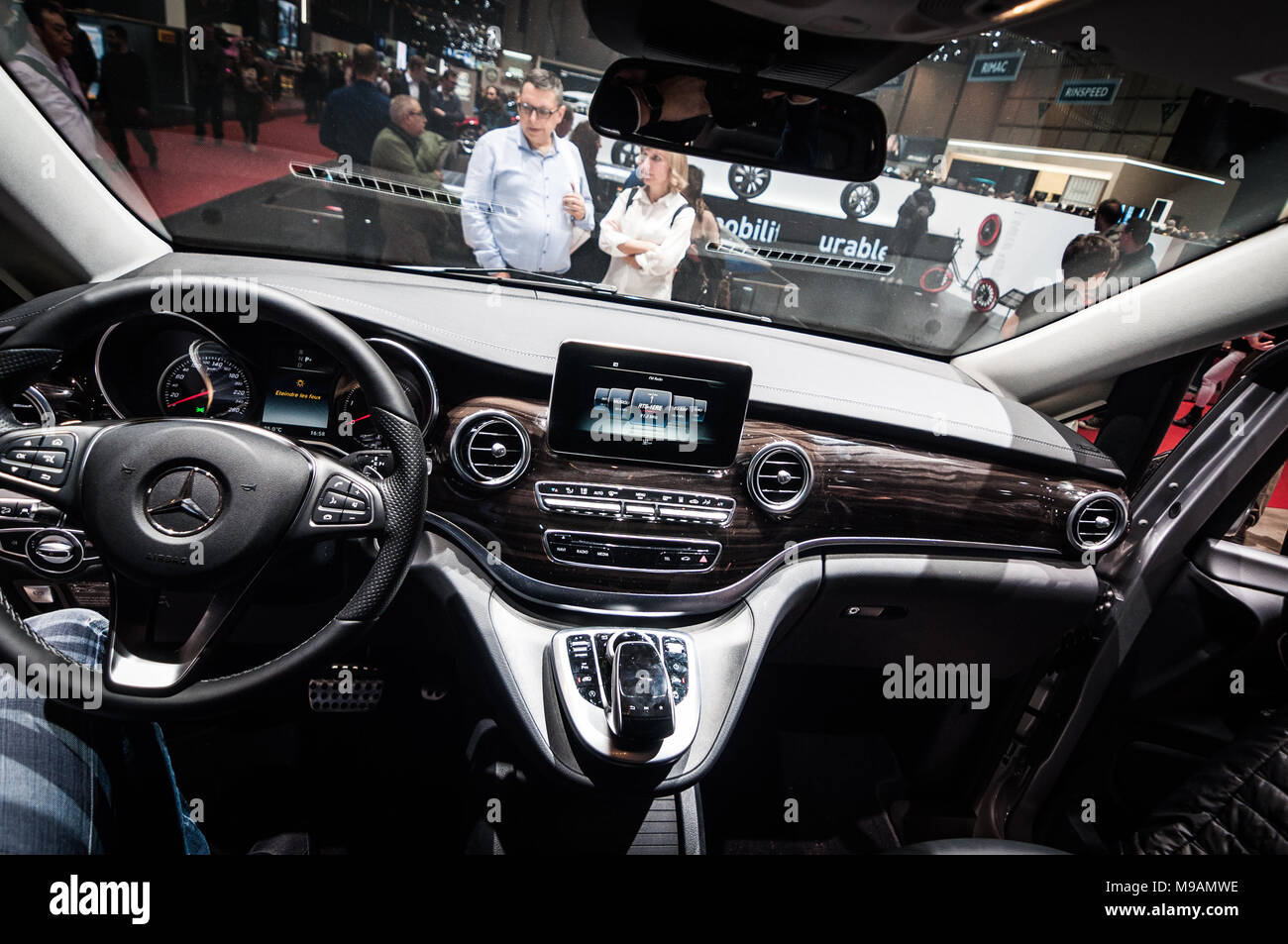 GENEVA, SWITZERLAND - MARCH 17, 2018: MERCEDES BENZ DASHBOARD Superfast ...