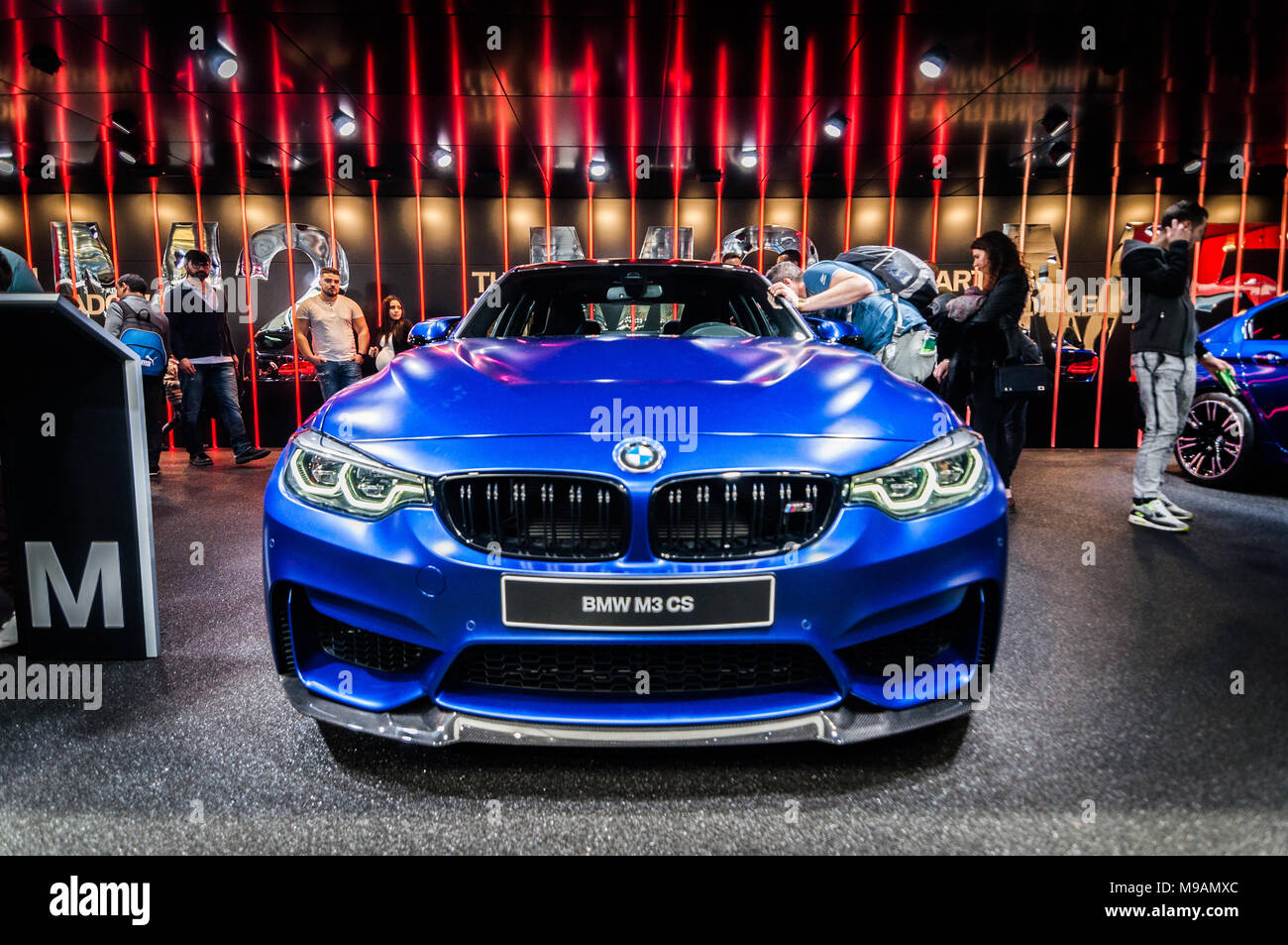 Switzerland, March 2018 - magnificent cars and hypercars on display at ...