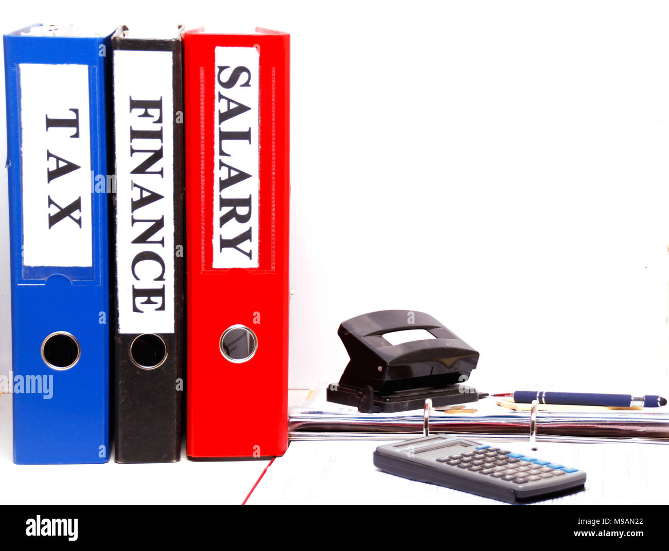 Files, economy, documents, banking, money and savings Plan Stock Photo ...