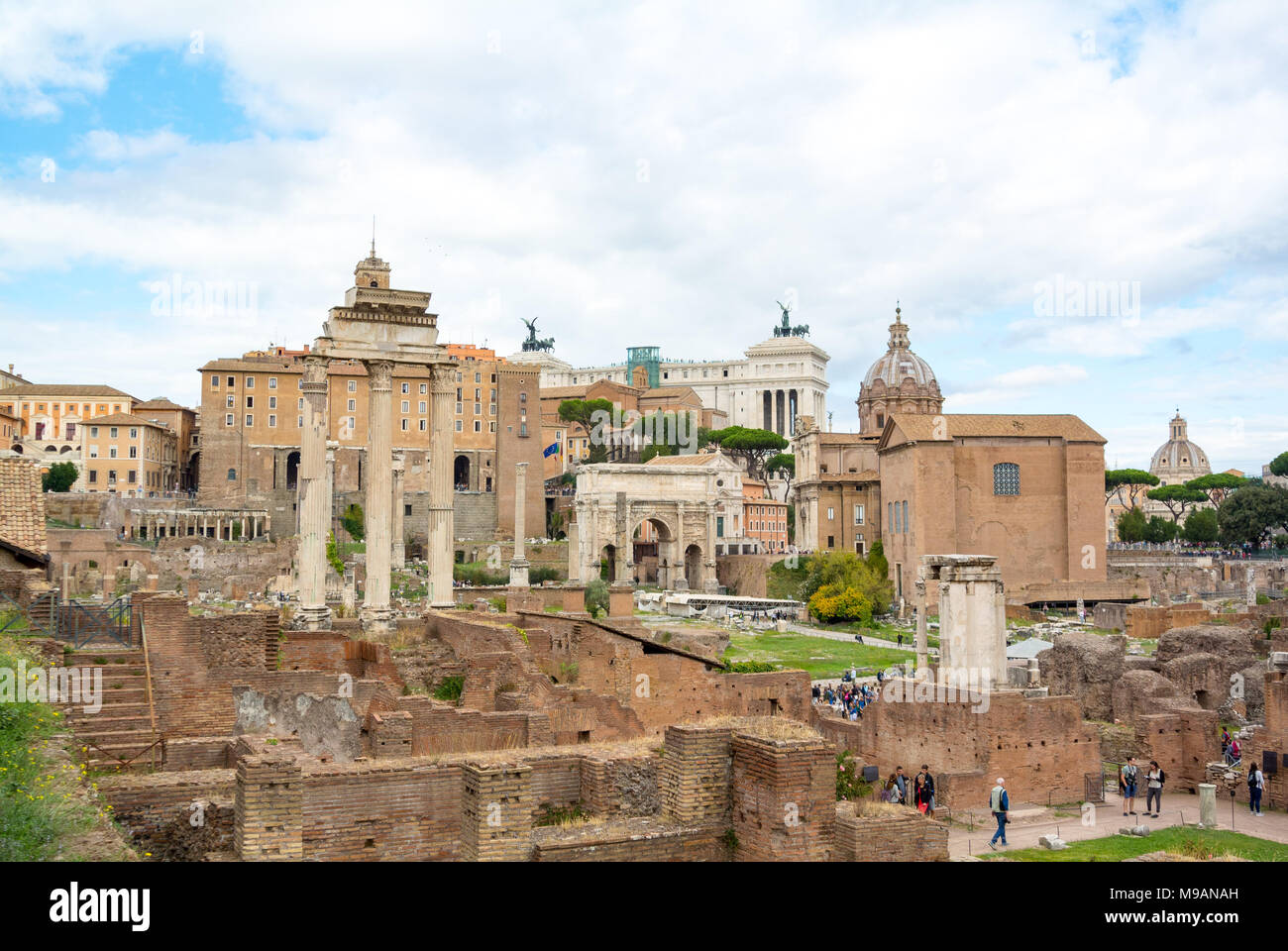 The Roman Forum (Foro Romano), rome, italy Stock Photo - Alamy