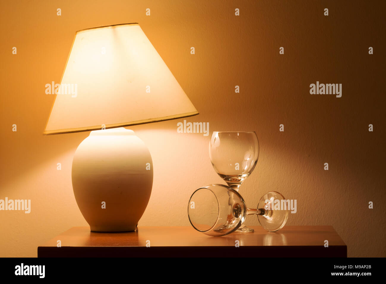 Hotel room light Stock Photo - Alamy