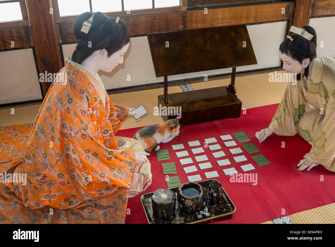 female lay figures in himeji castle, himeji, hyogo prefecture, Japan ...