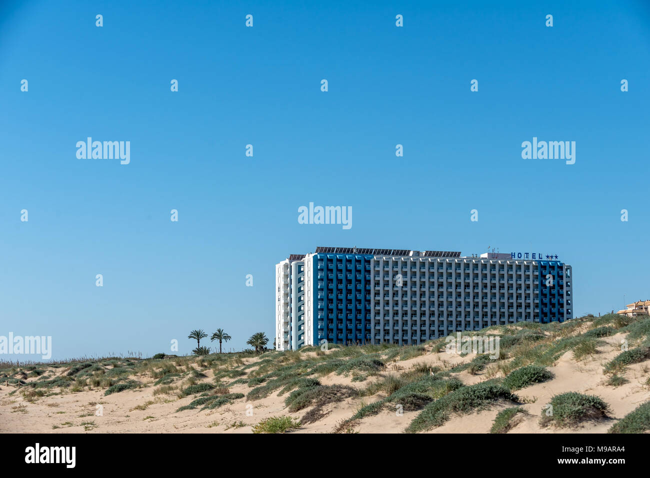 Hotel Poseidón Playas de Guardamar in Guardamar del Seguro Stock Photo ...