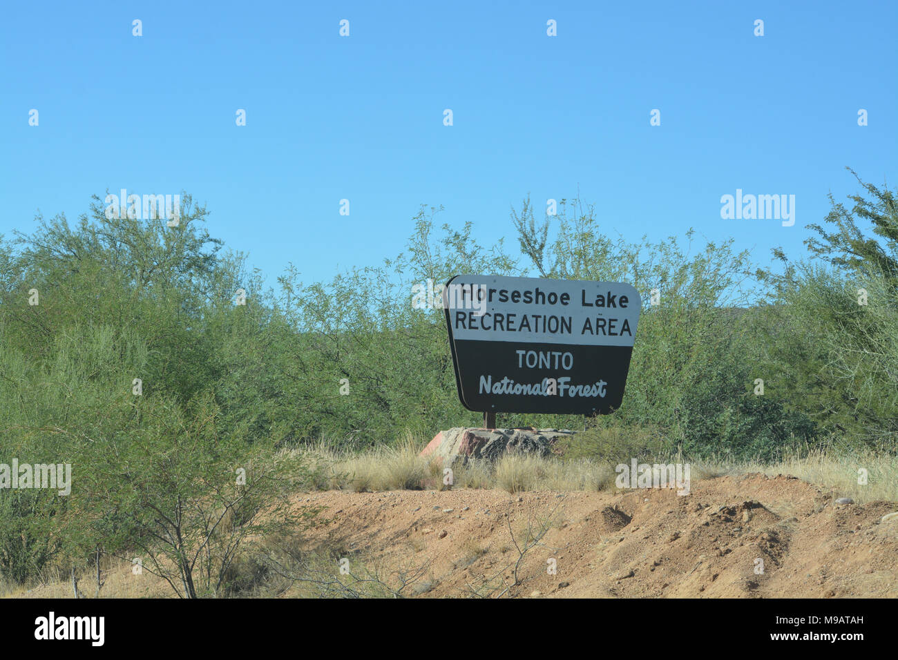Tonto national forest sign hi-res stock photography and images - Alamy