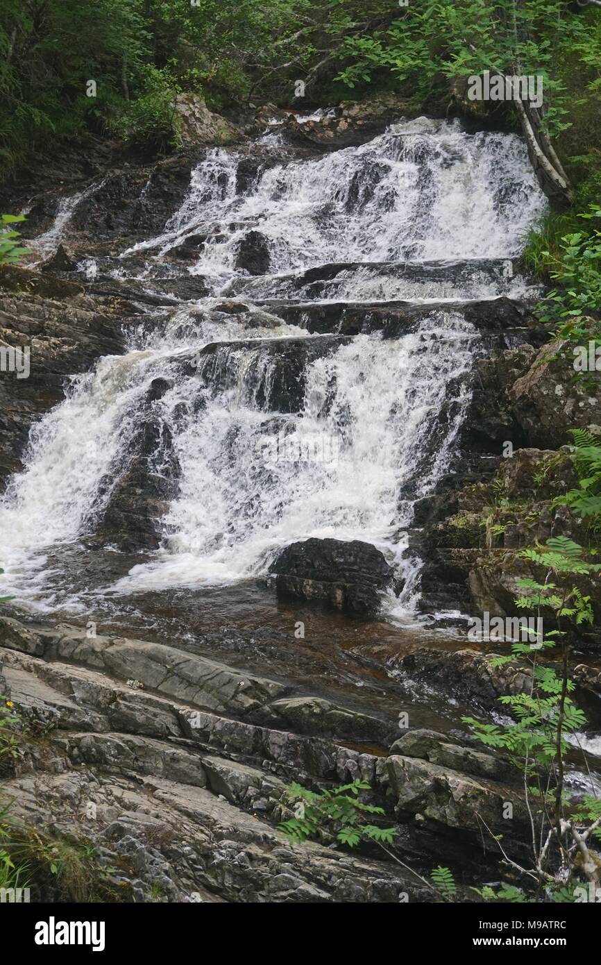 Plodda waterfalls hi-res stock photography and images - Alamy