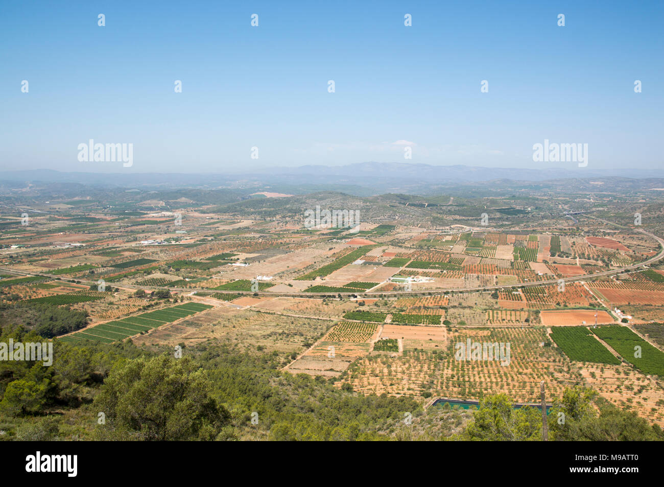 Views from the hermitage of Santa Lucia in Alcocebre Stock Photo - Alamy
