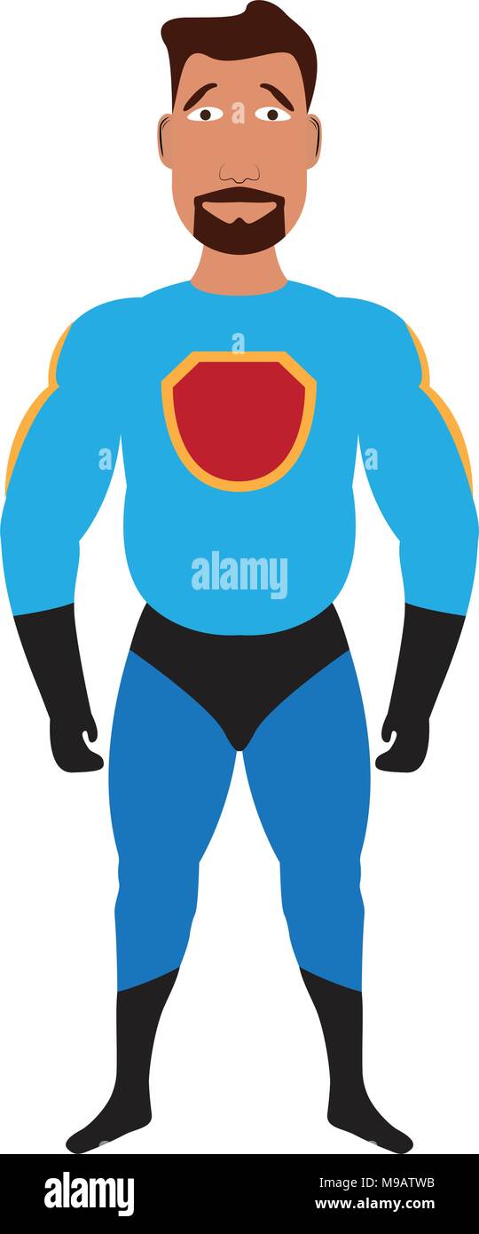 Male superhero cartoon character Stock Vector Image & Art - Alamy