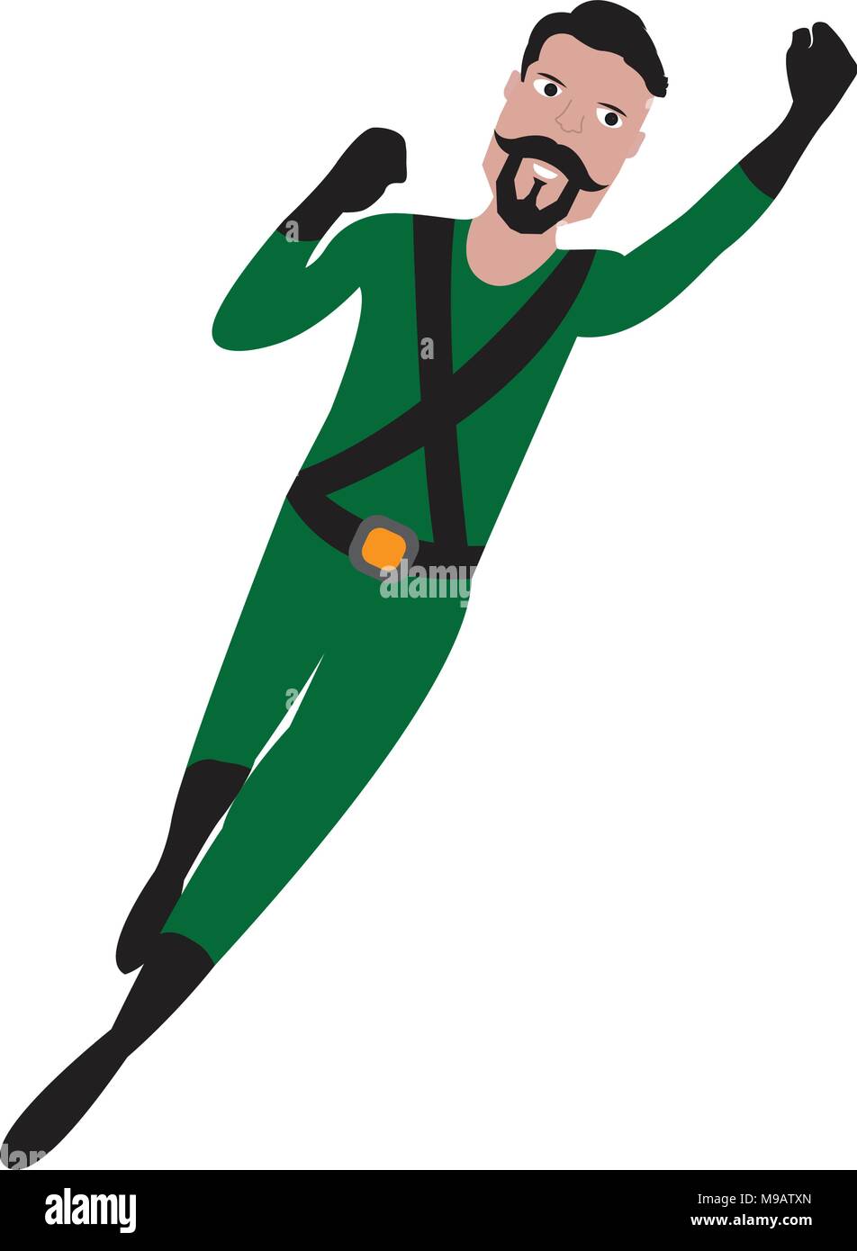 Male superhero cartoon character Stock Vector Image & Art - Alamy
