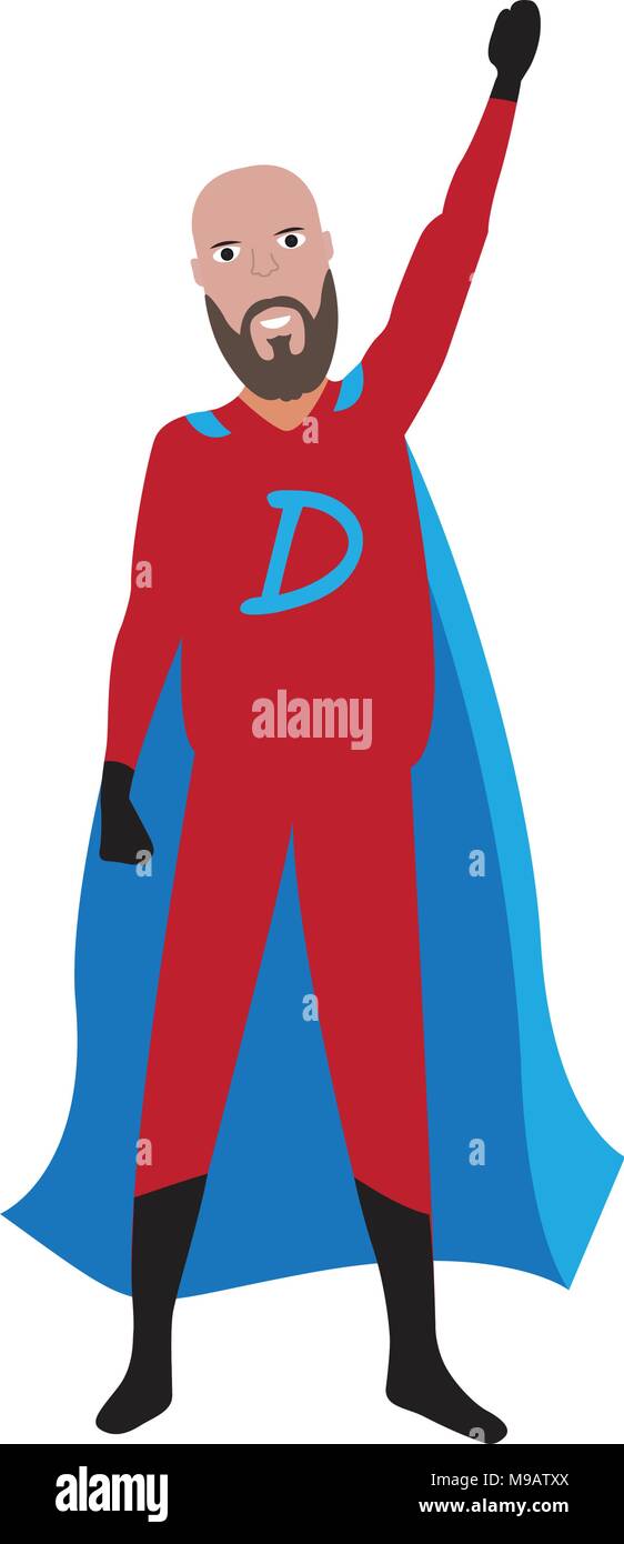 Male superhero cartoon character Stock Vector Image & Art - Alamy