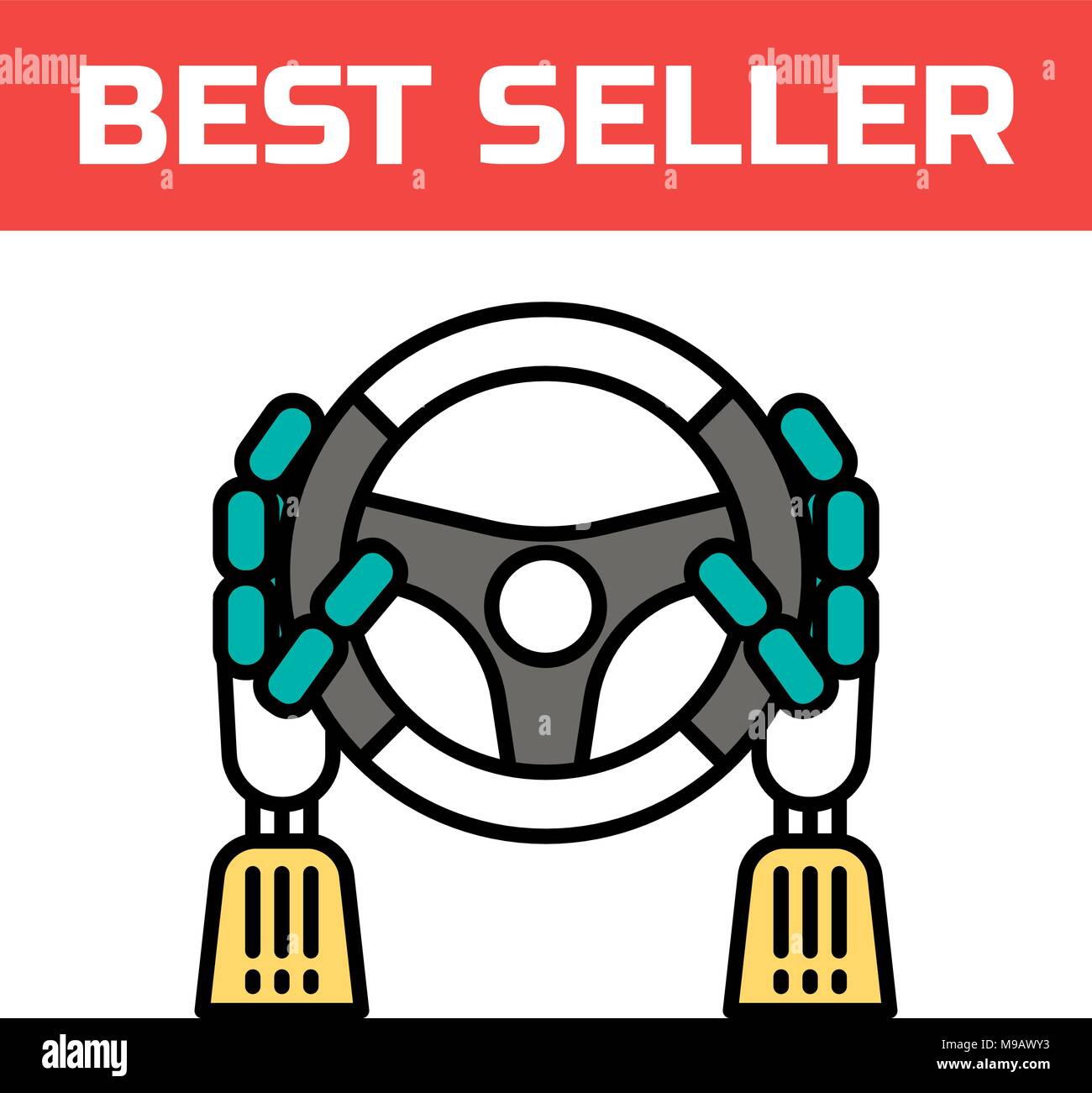 Robotic arm controls Stock Vector Images - Alamy