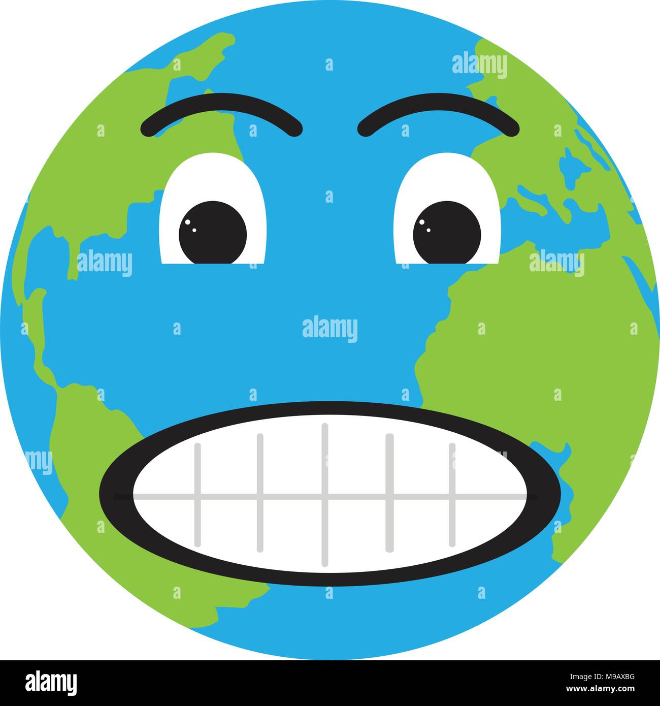 Happy earth emote. Earth day Stock Vector Image & Art - Alamy