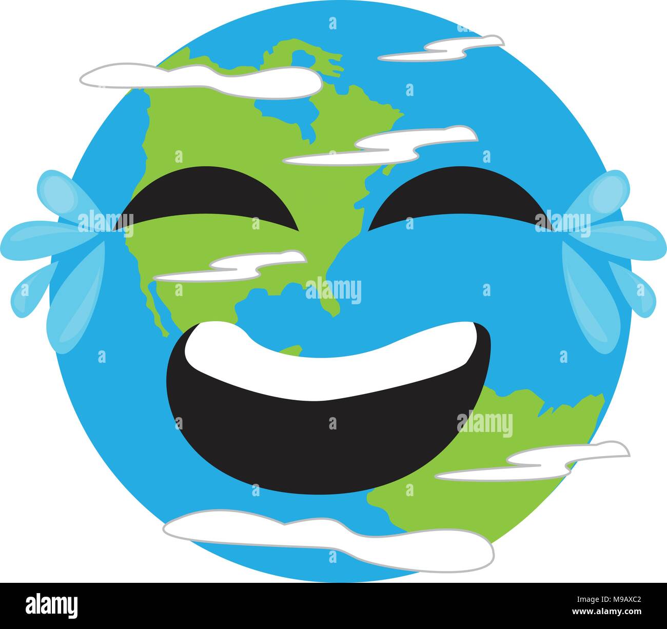 Happy earth emote. Earth day Stock Vector Image & Art - Alamy