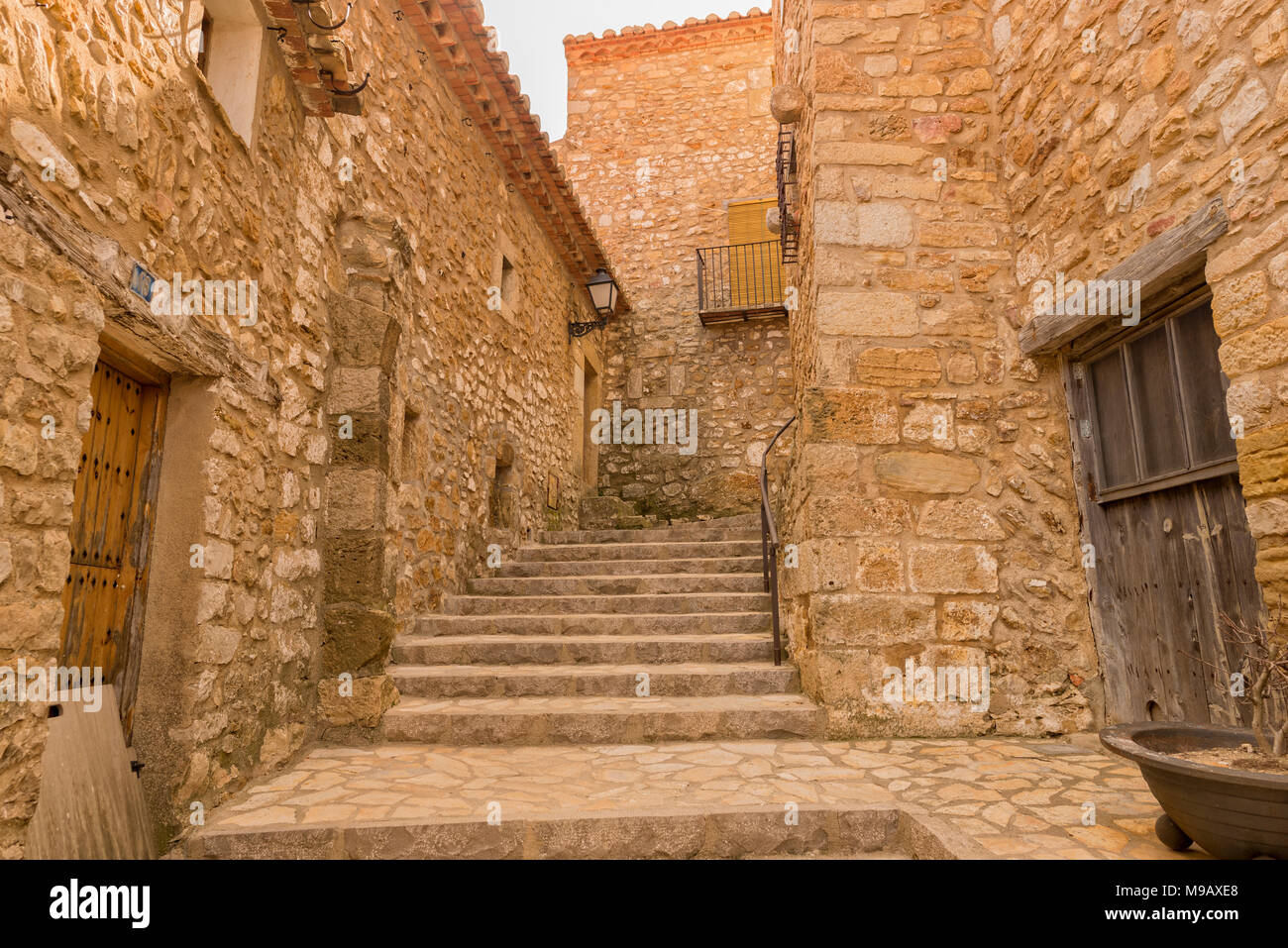 The town of Culla in Castellón, Valencia Stock Photo - Alamy