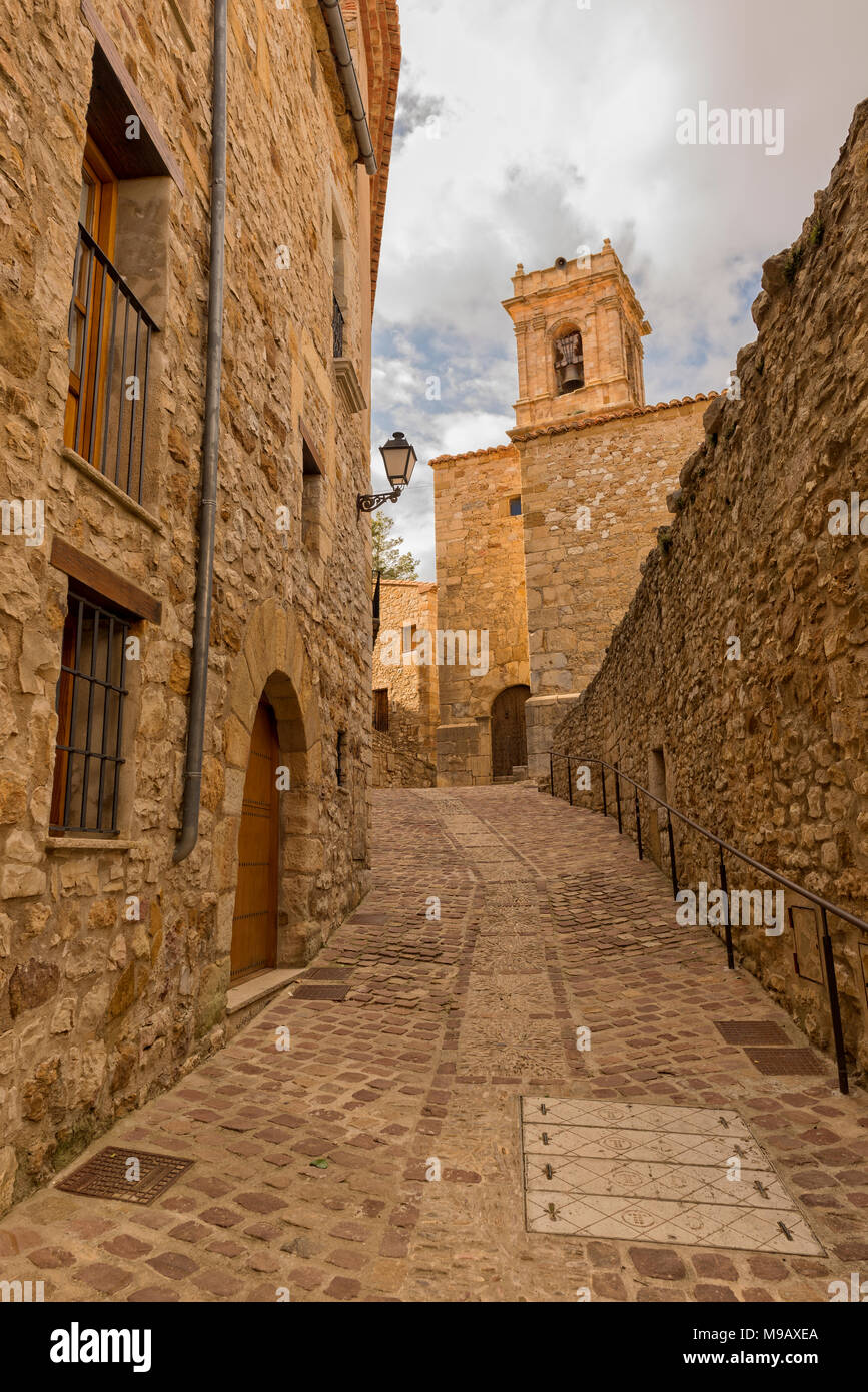 The town of Culla in Castellón, Valencia Stock Photo - Alamy