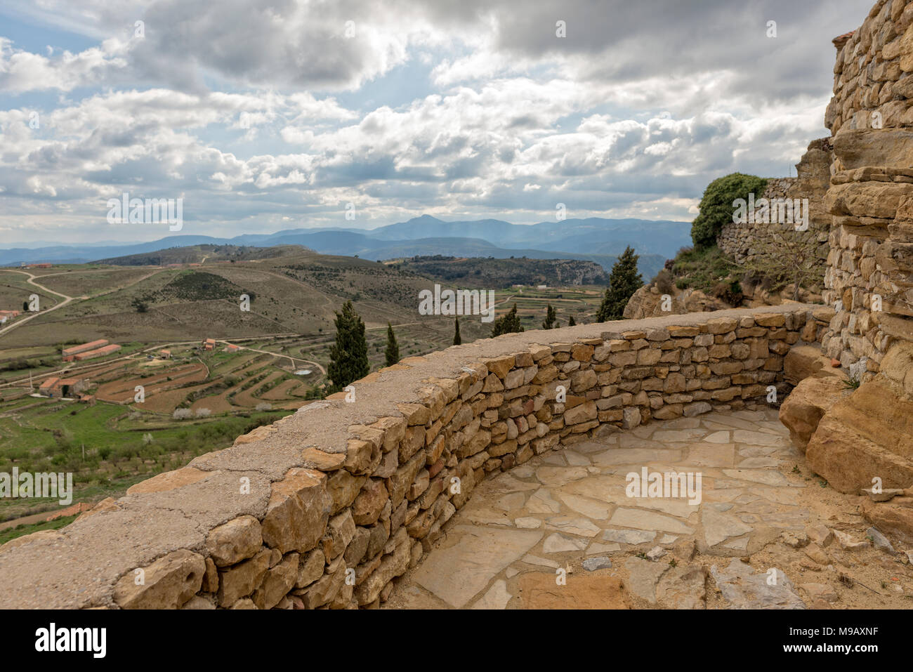 The town of Culla in Castellón, Valencia Stock Photo - Alamy