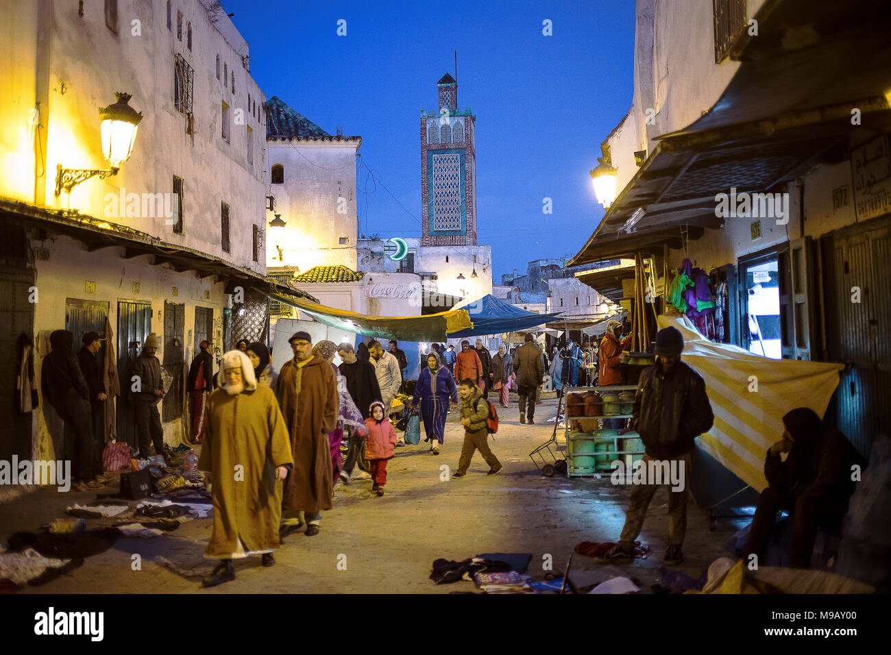 Tetouan medina walking hi-res stock photography and images - Alamy