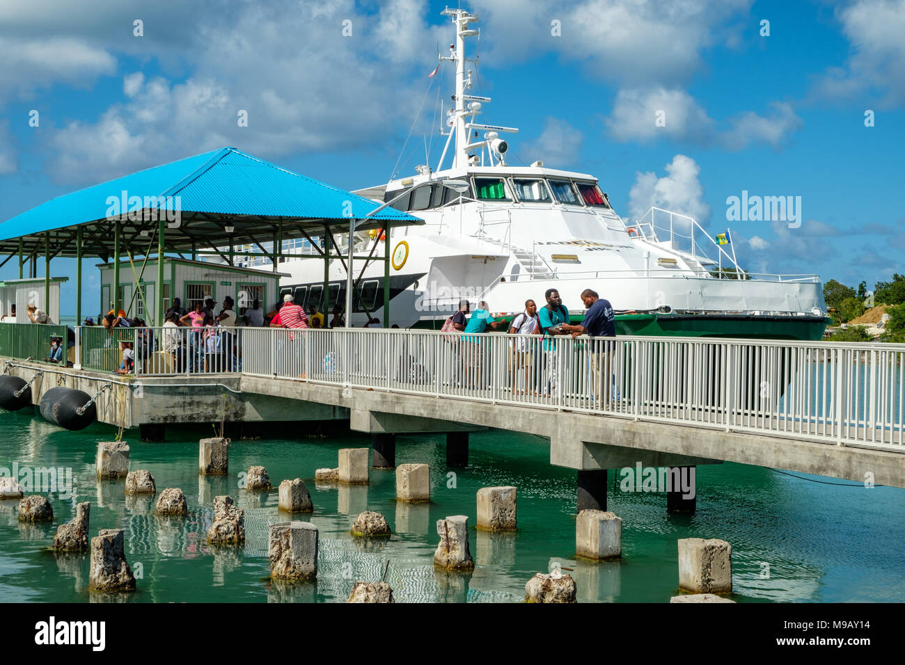 Jaden Sun, Antigua Montserrat Ferry, Heritage Quay Pier, St. John's ...