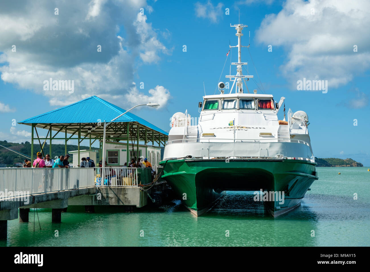 Jaden Sun, Antigua Montserrat Ferry, Heritage Quay Pier, St. John's ...