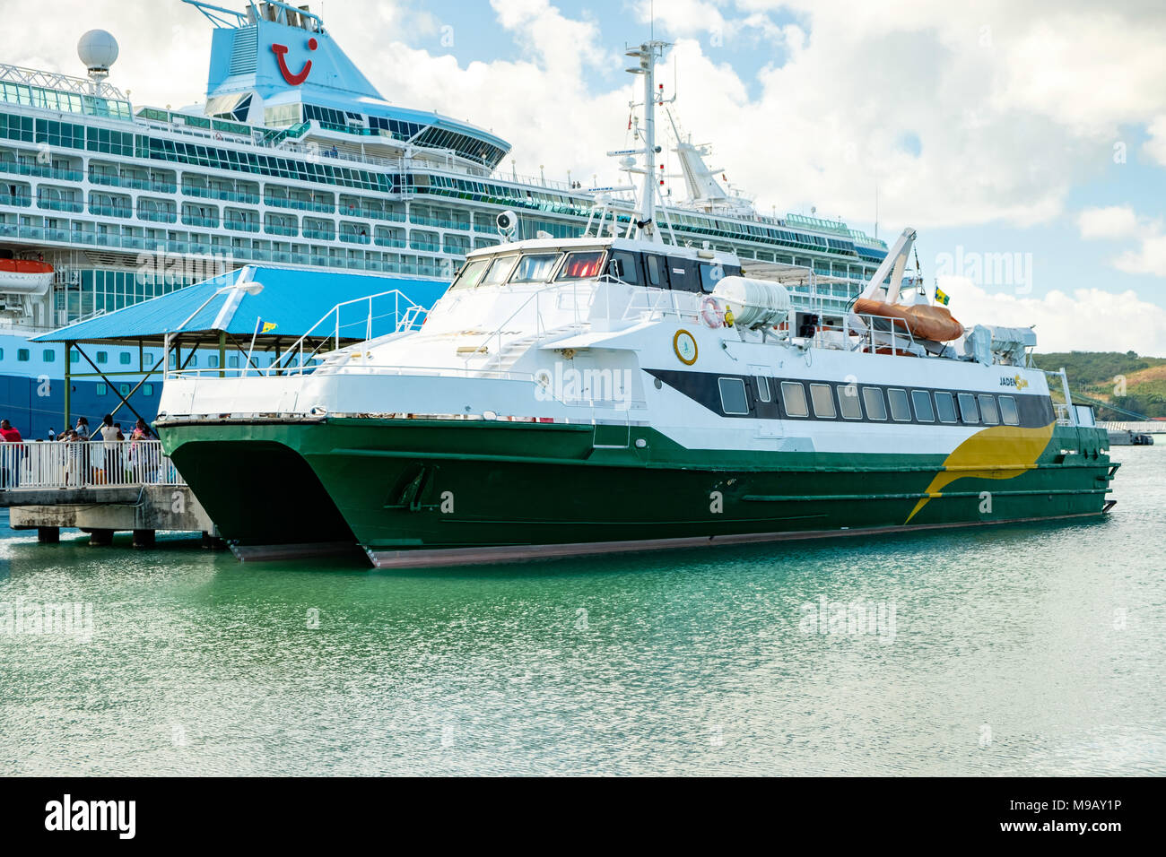 Jaden Sun, Antigua Montserrat Ferry, Heritage Quay Pier, St. John's ...