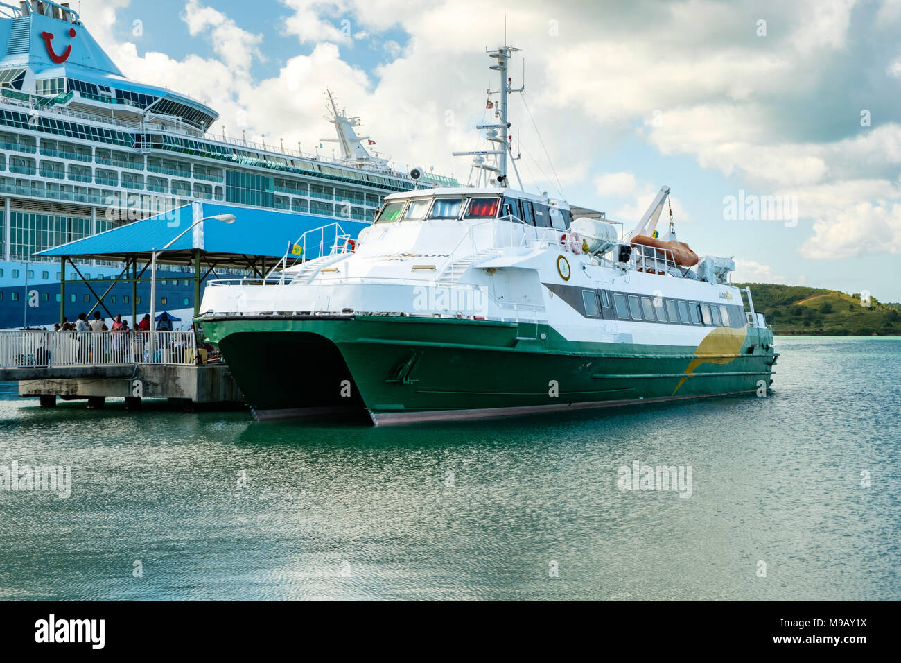 Jaden Sun, Antigua Montserrat Ferry, Heritage Quay Pier, St. John's ...