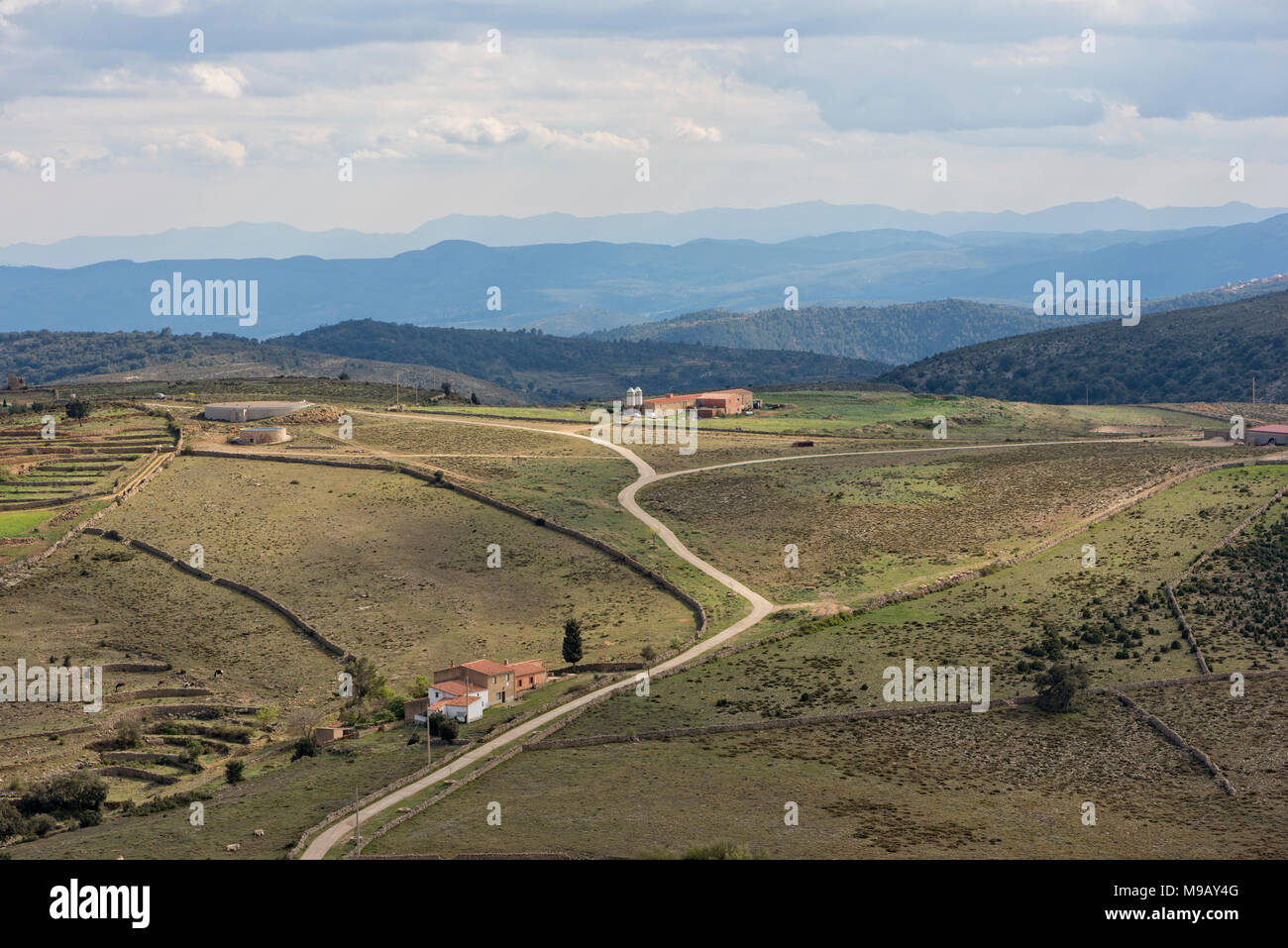 The town of Culla in Castellón, Valencia Stock Photo - Alamy