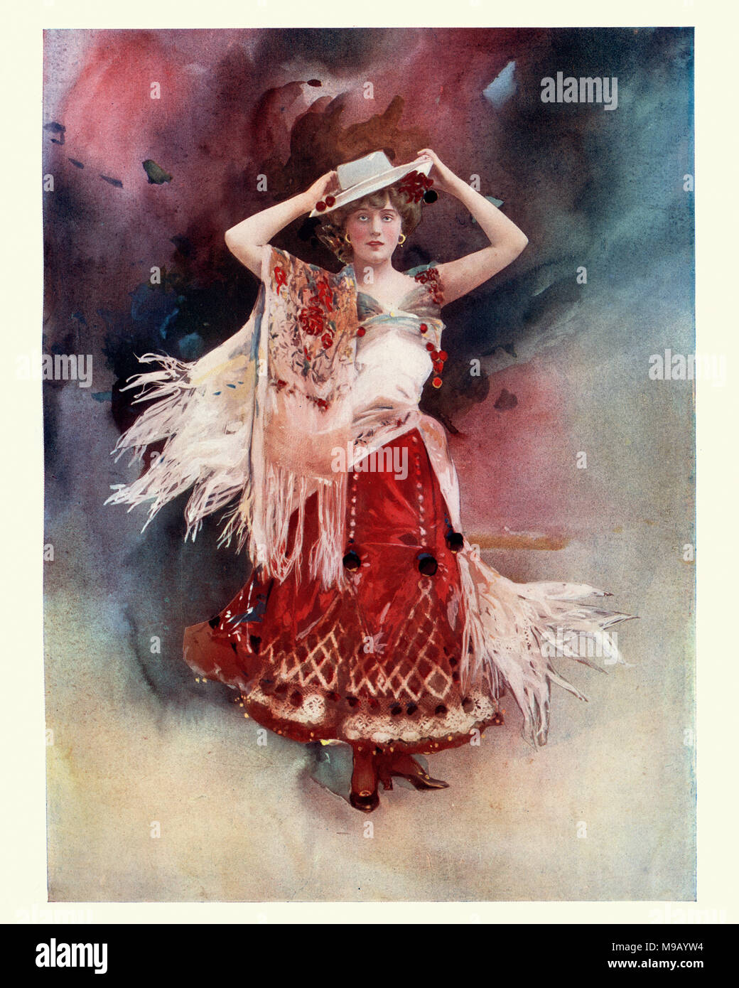 English Victorian Edwardian Actress Singer Stock Photos & English ...