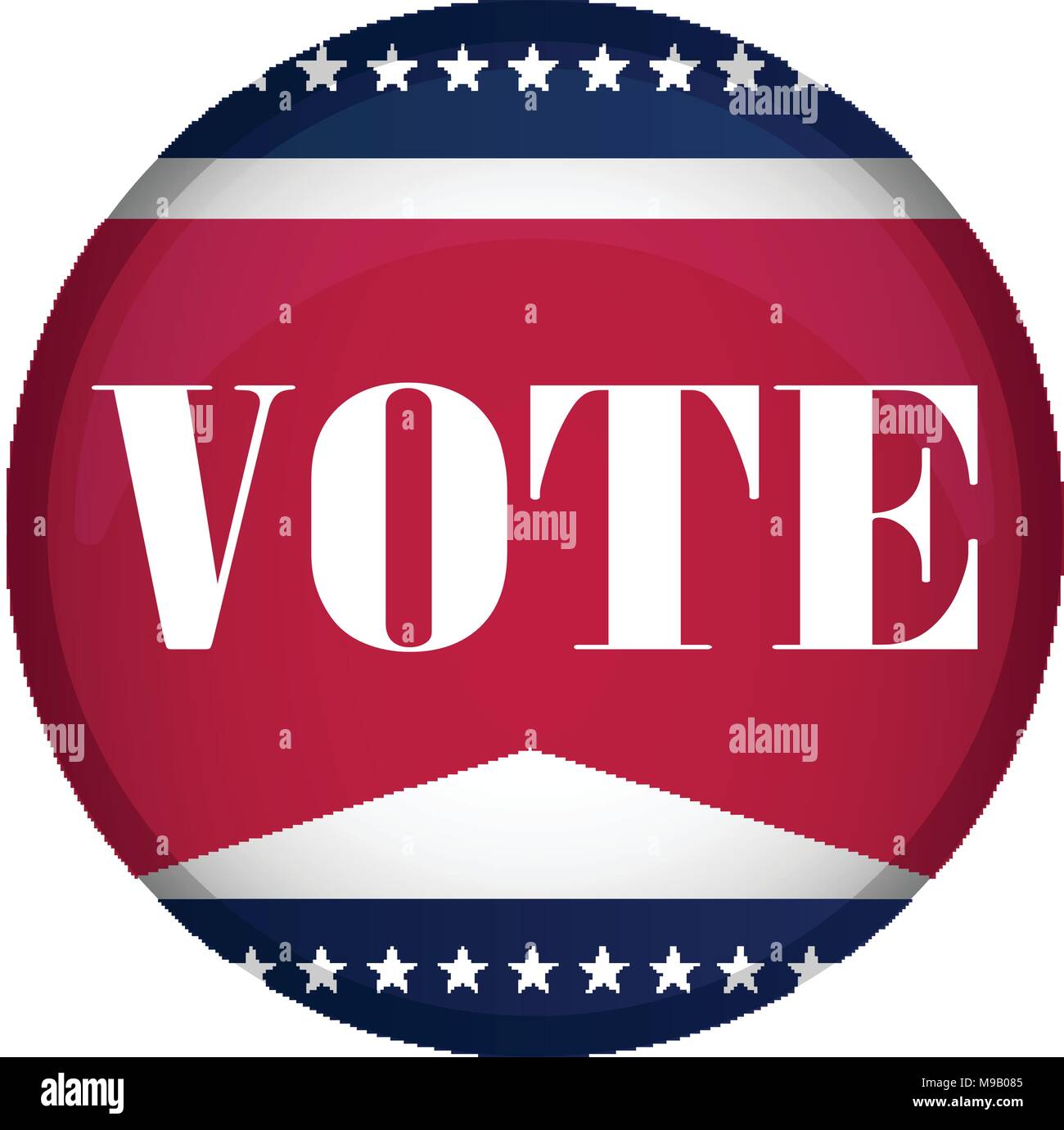 United States campaign button Stock Vector Image & Art - Alamy