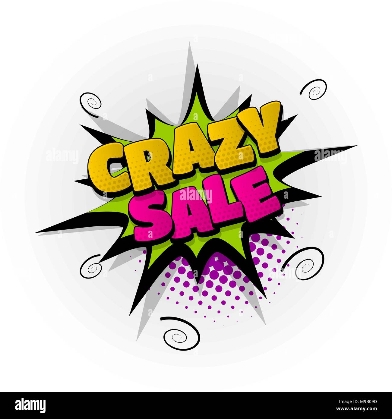 Crazy font Stock Vector Images - Alamy