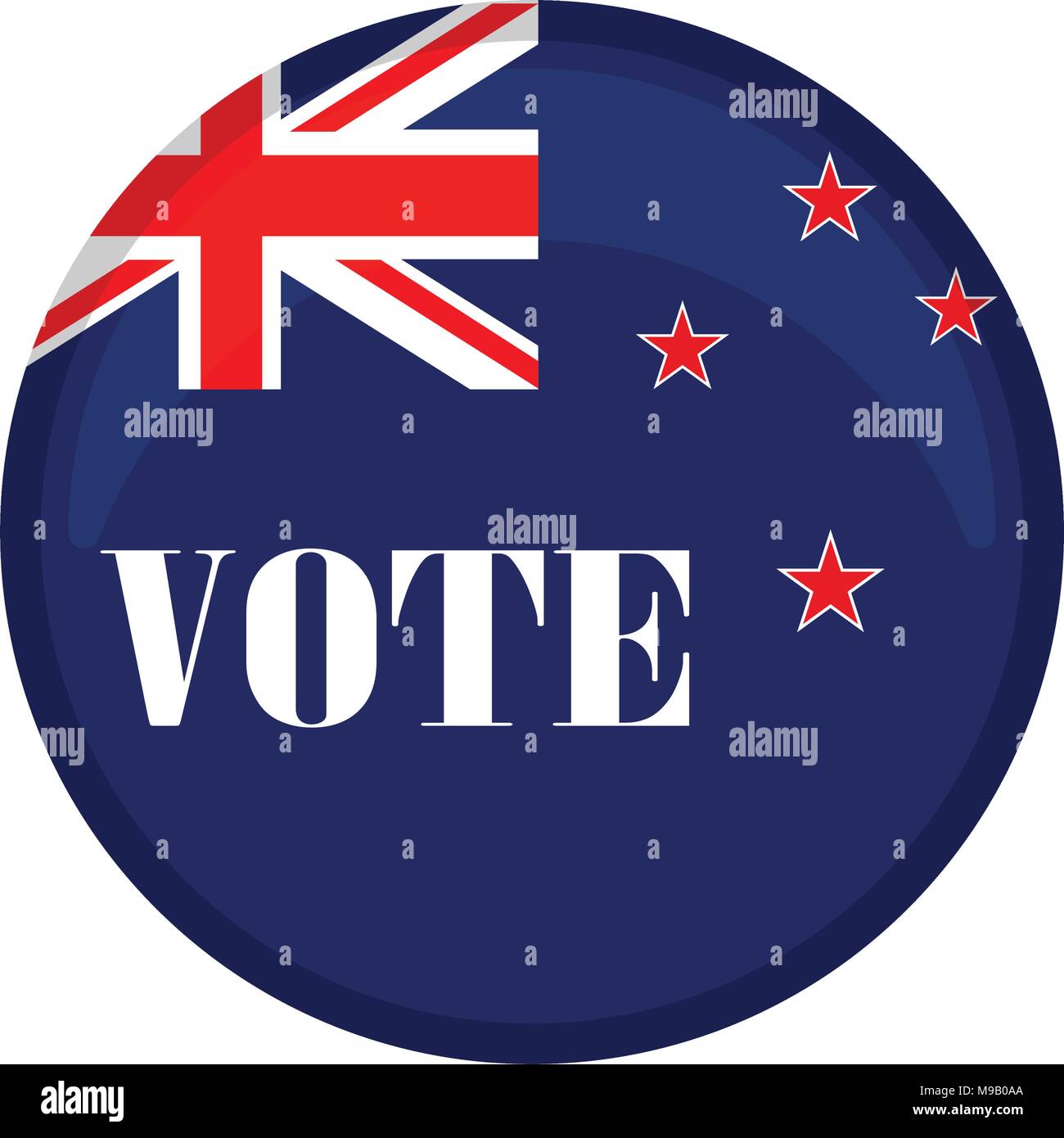 New Zealand campaign button Stock Vector Image & Art - Alamy