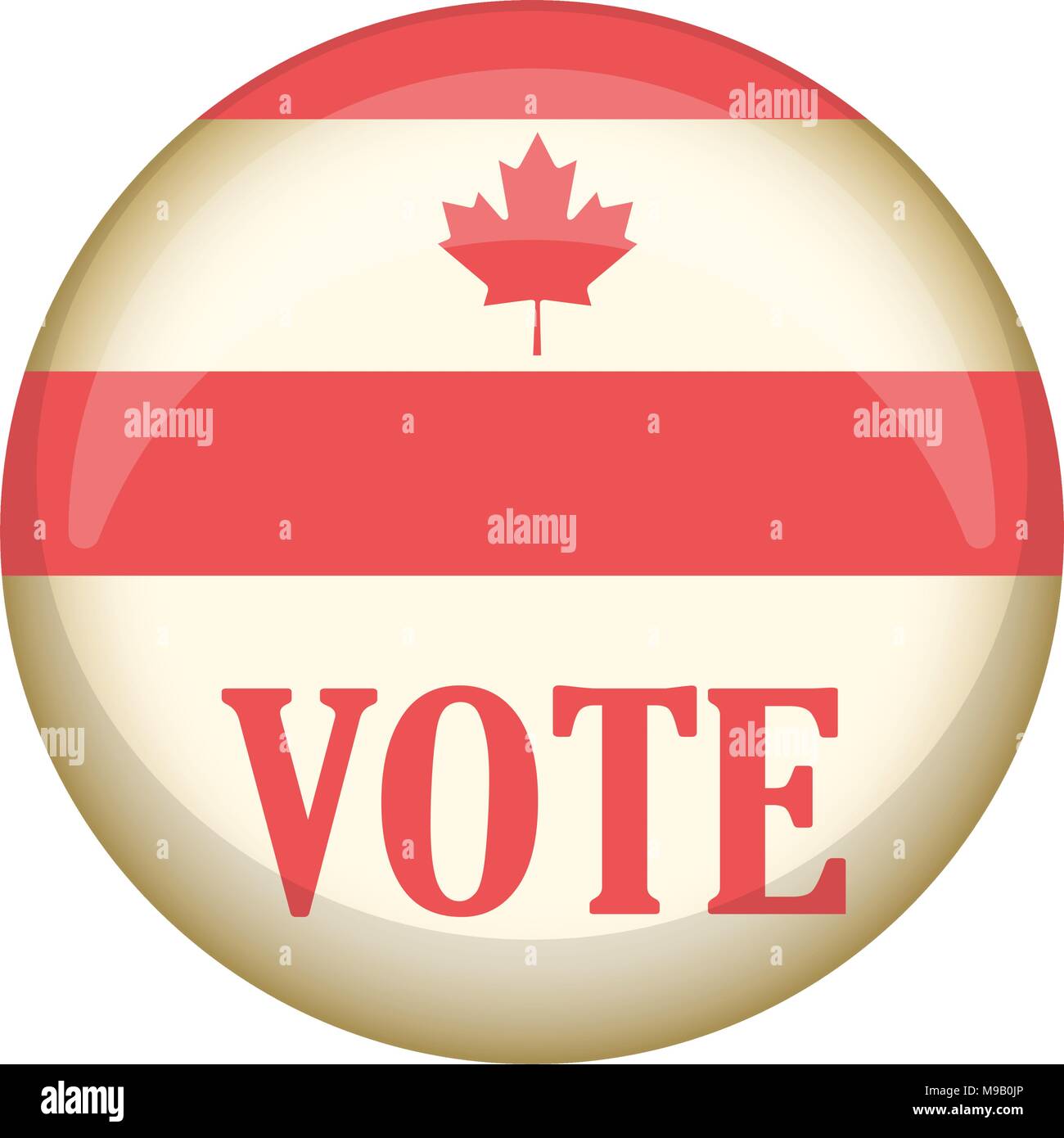Retro Canada campaign button Stock Vector Image & Art - Alamy