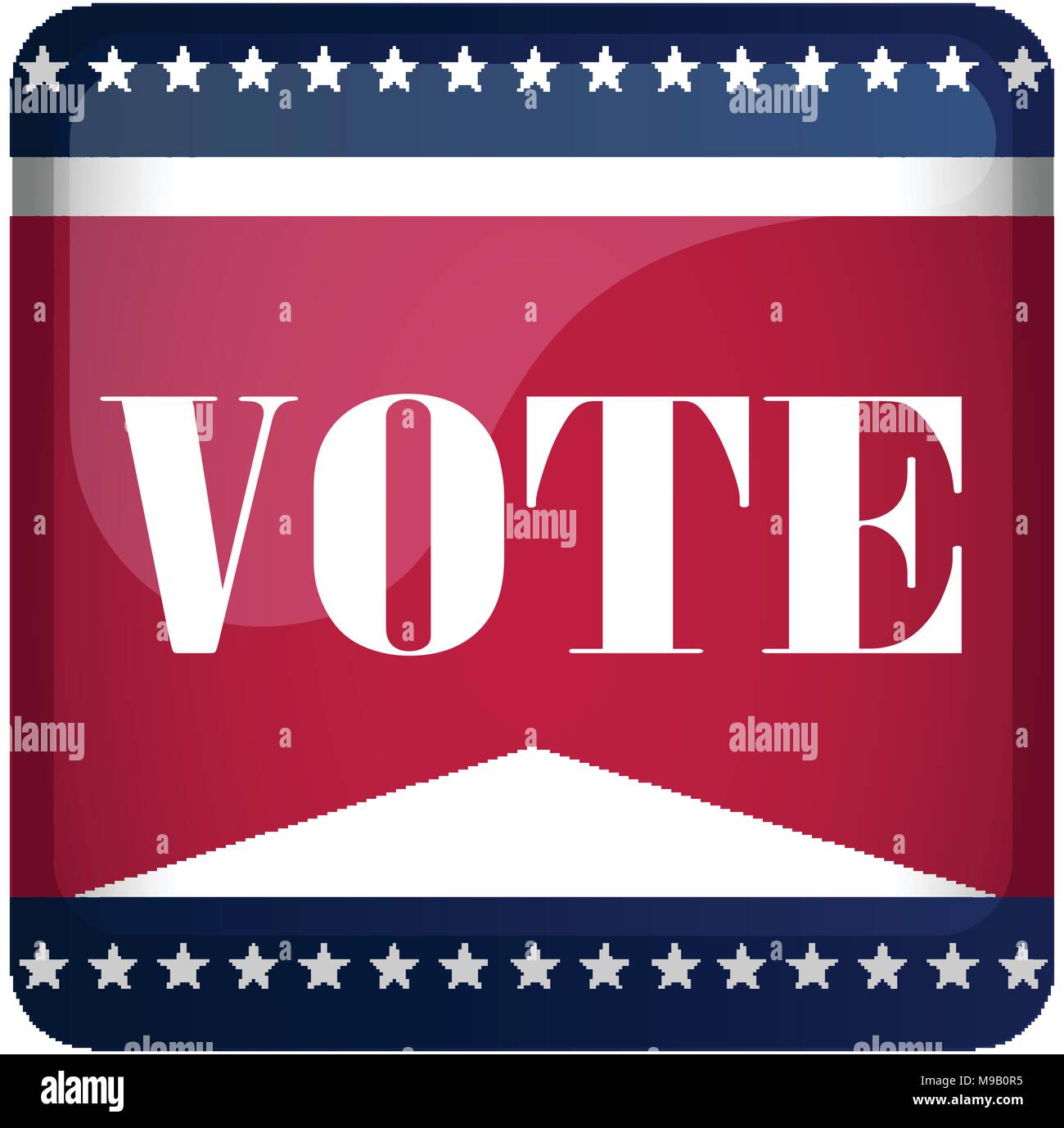United States campaign button Stock Vector Image & Art - Alamy