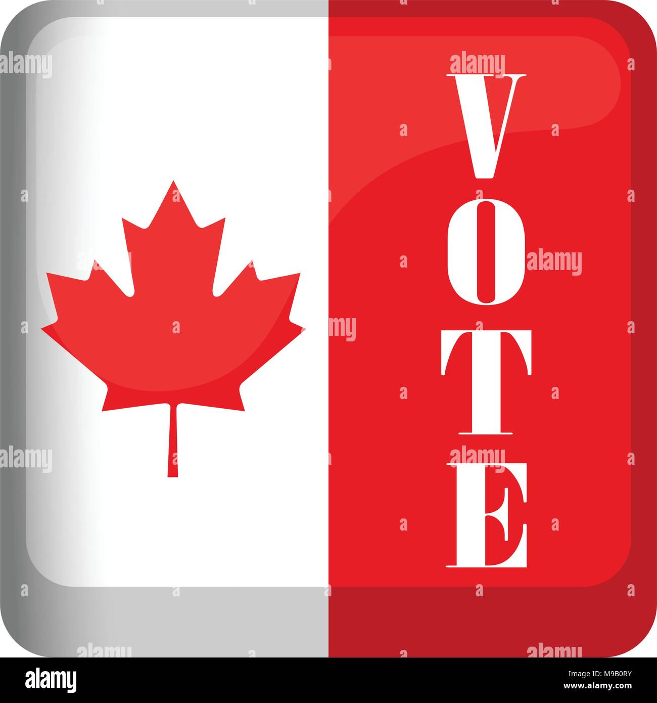 Canada election vote Stock Vector Images - Alamy