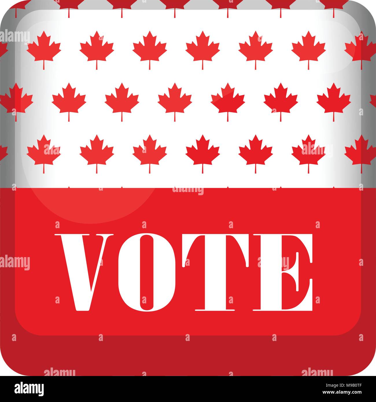 Isolated Canada campaign button Stock Vector Image & Art - Alamy