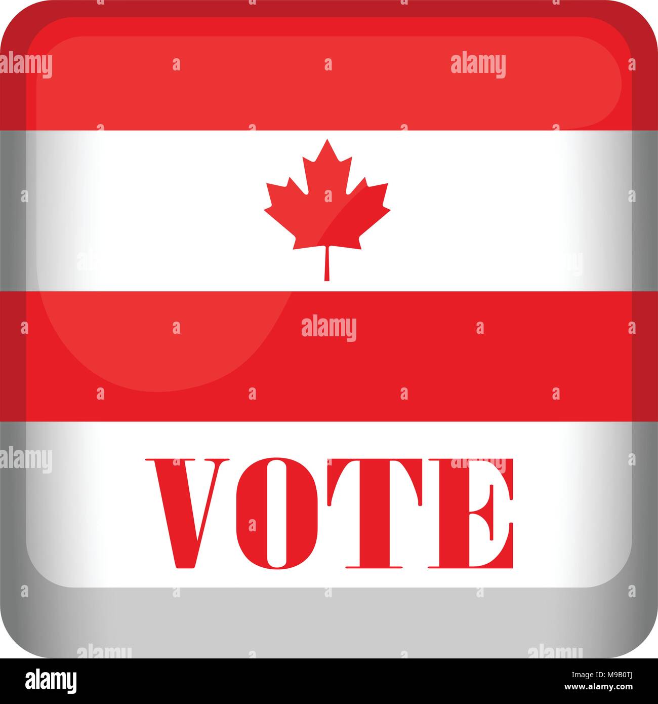 Isolated Canada campaign button Stock Vector Image & Art - Alamy