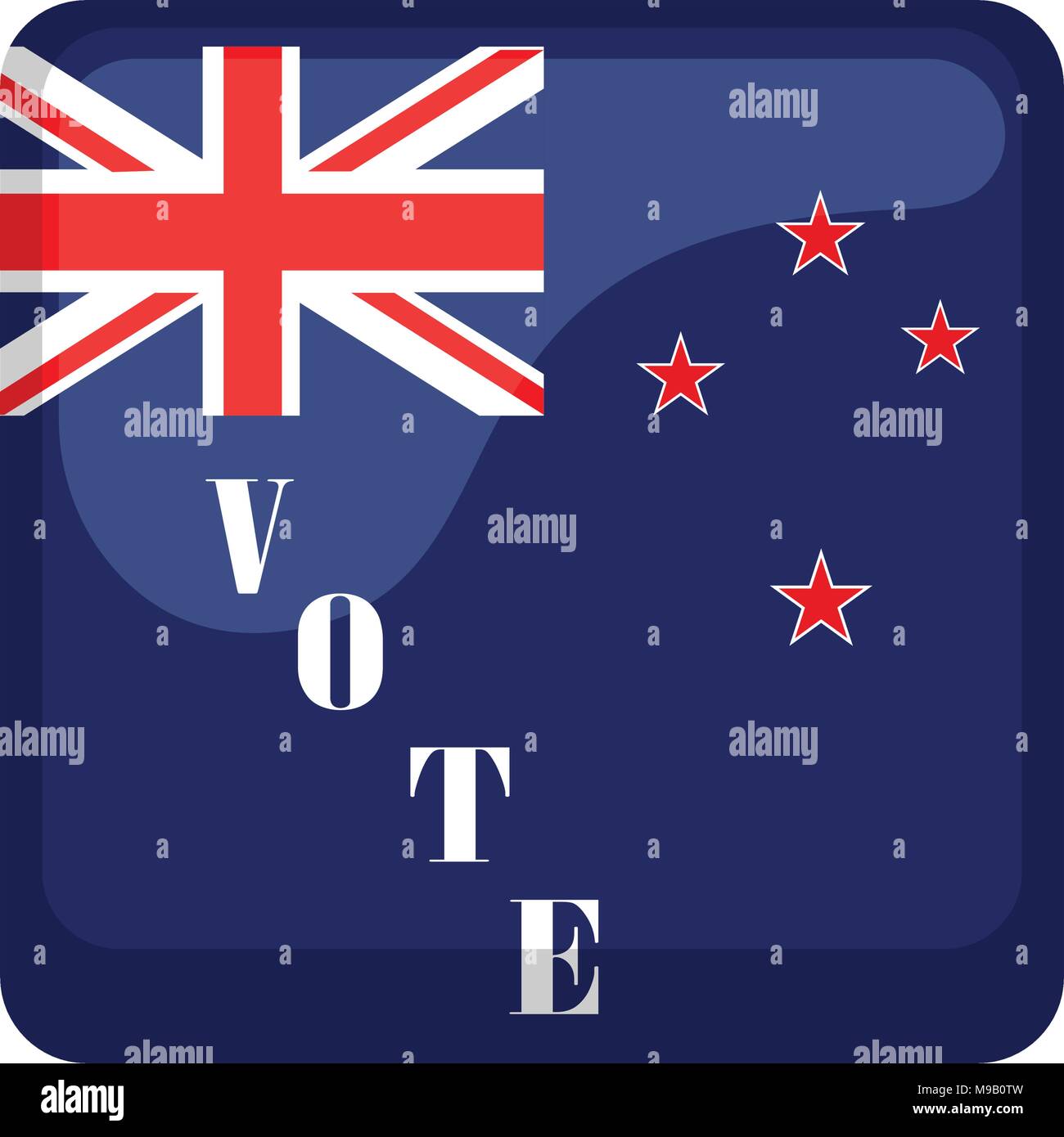 New Zealand campaign button Stock Vector Image & Art - Alamy