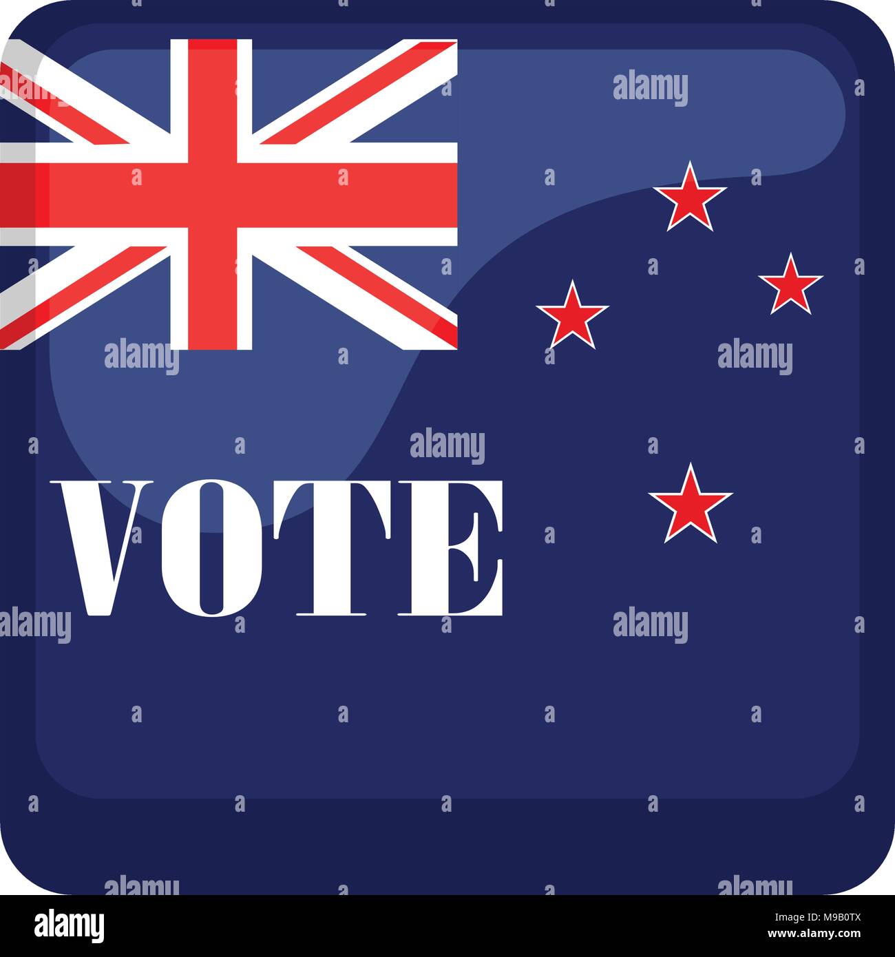 New Zealand campaign button Stock Vector Image & Art - Alamy
