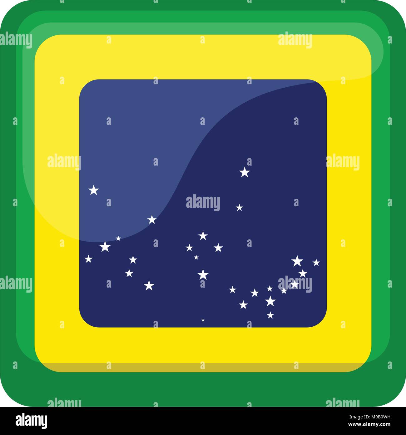 Empty Brazil campaign button Stock Vector Image & Art - Alamy