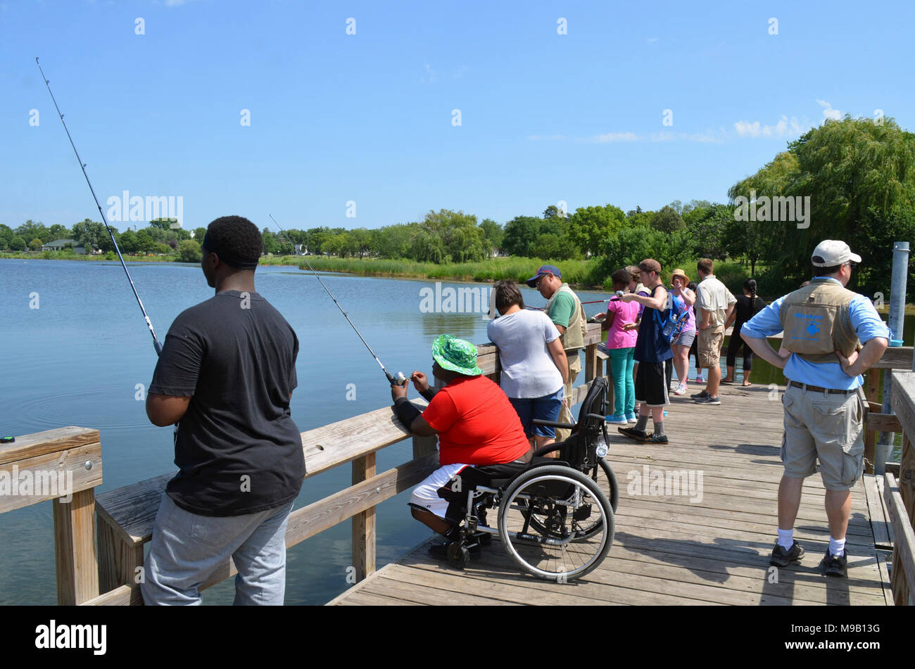 Diversity of Anglers Stock Photo - Alamy