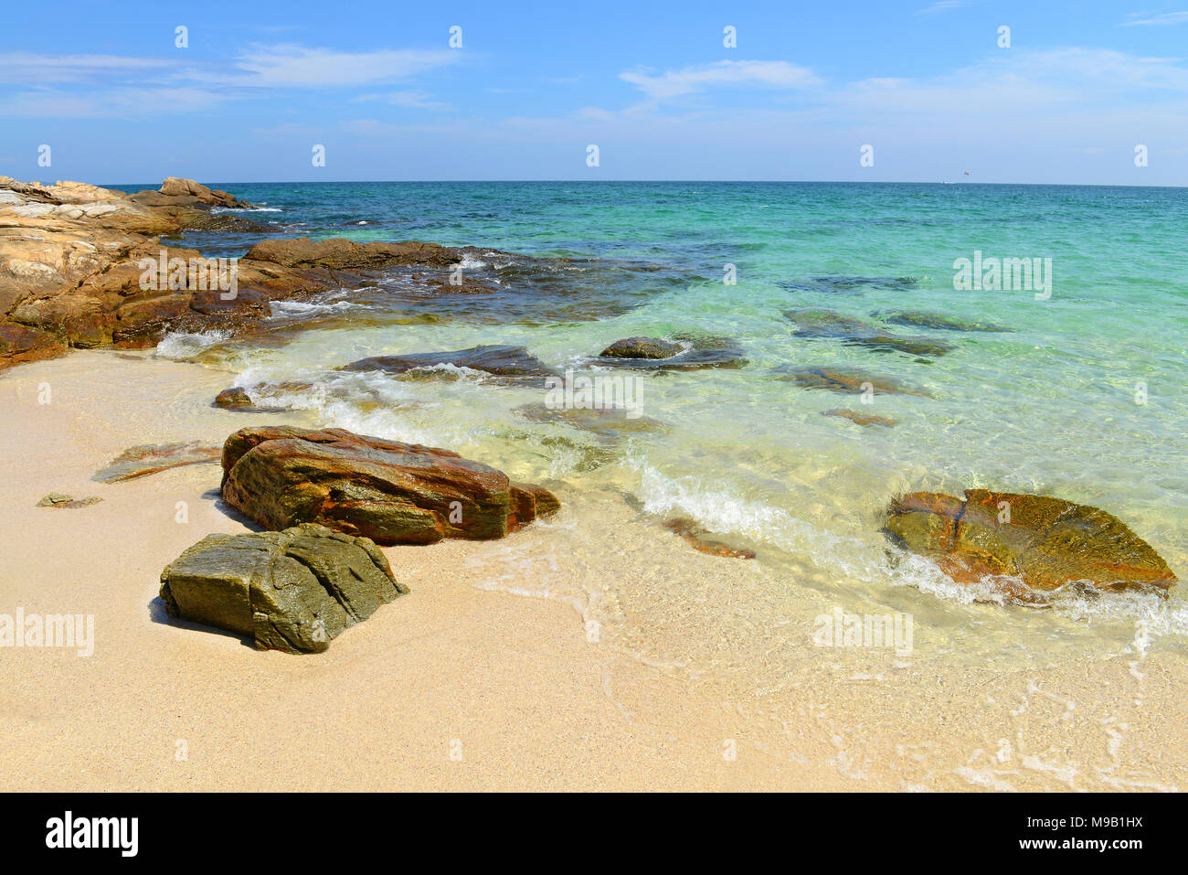 nature scene tropical beach and sea in koh samed island Thailand Stock ...