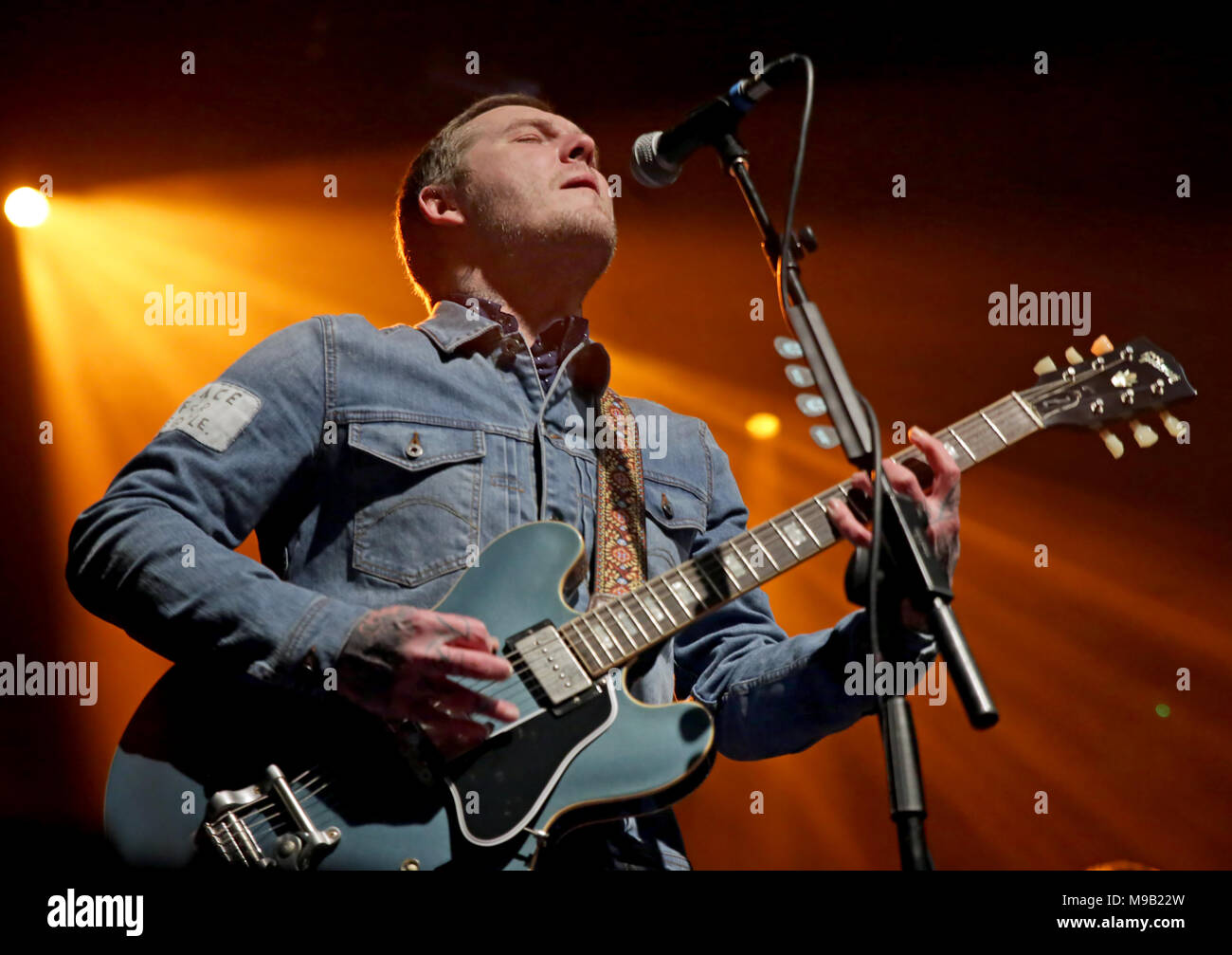 Brian Fallon and the Howling Weather Performing at Manchester O2 Ritz ...