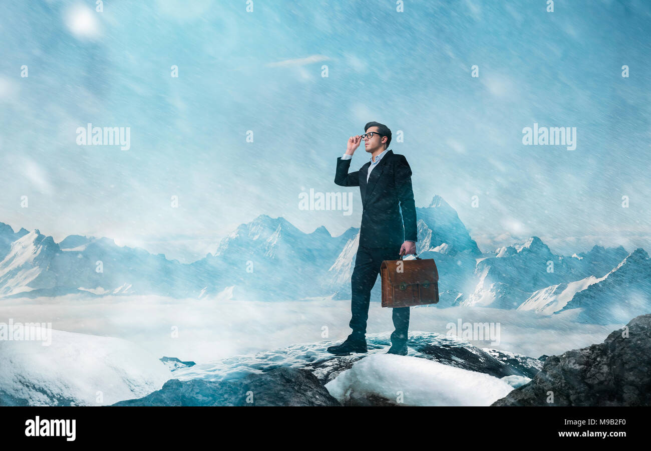 Difficult and risky business way concept Stock Photo - Alamy