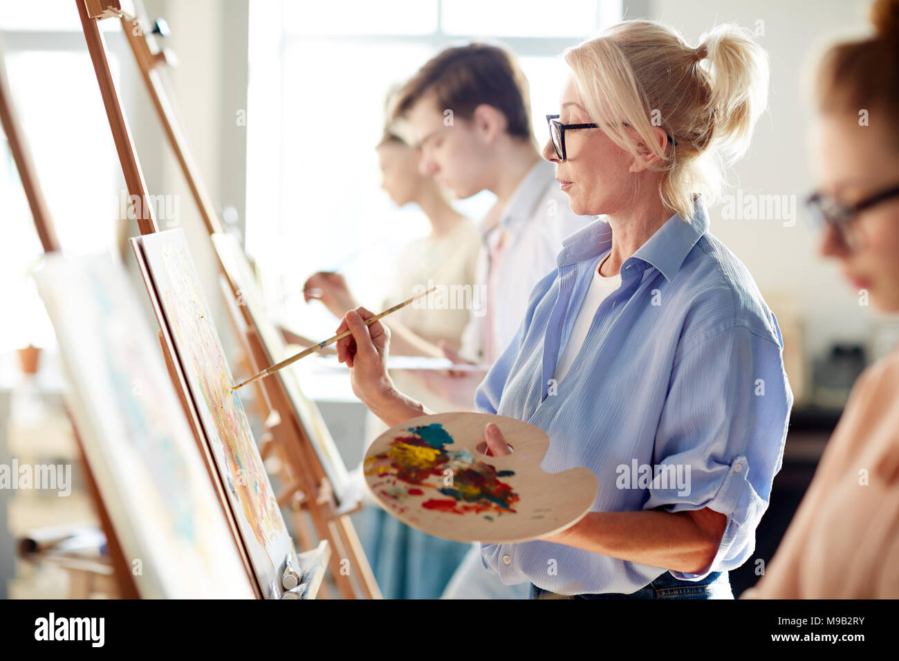 Painting art school drawing hi-res stock photography and images - Alamy